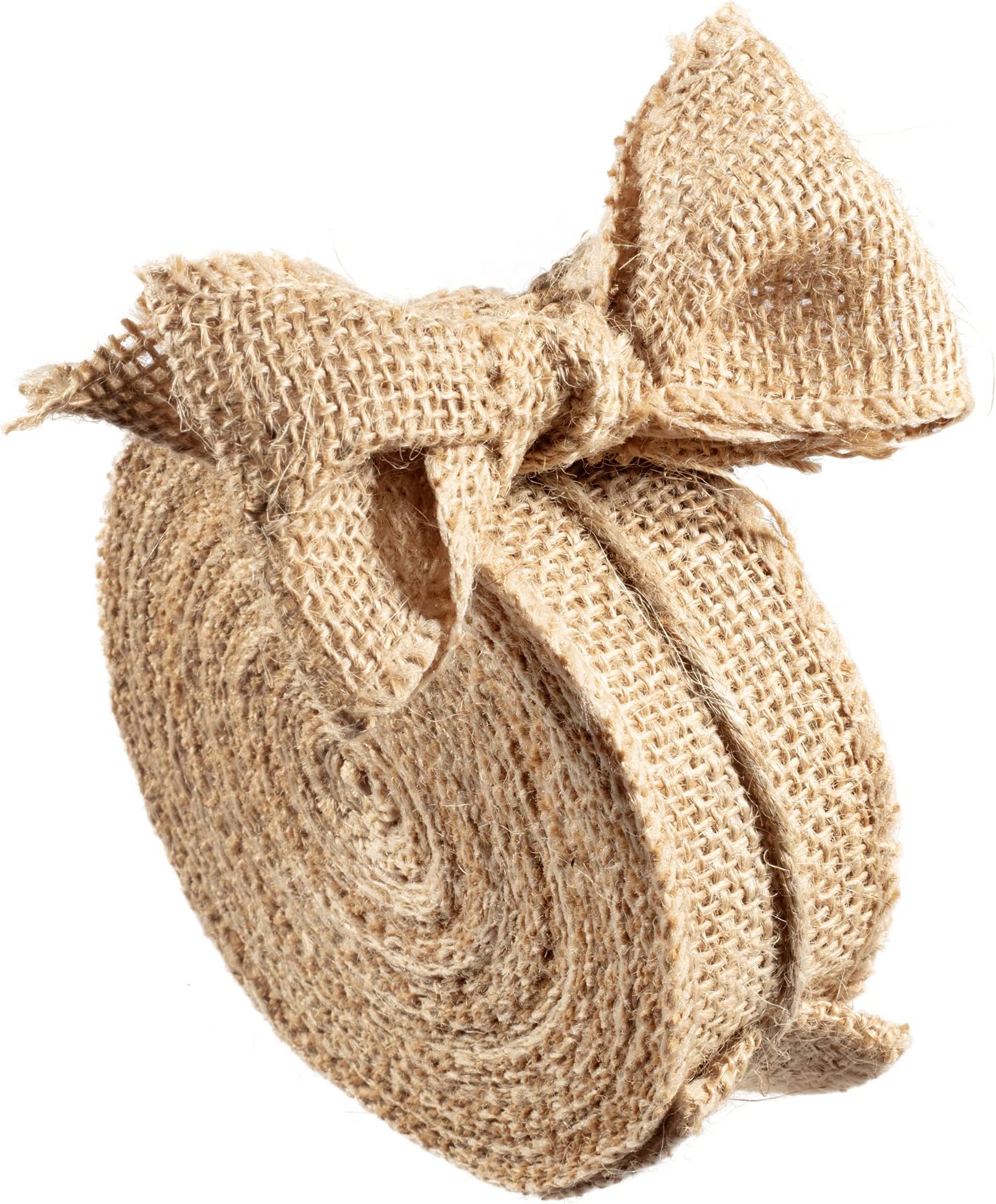 Amazon.com: Natural Burlap Ribbons (2" Wide, 10 Yards)-No Wire, 100% ...