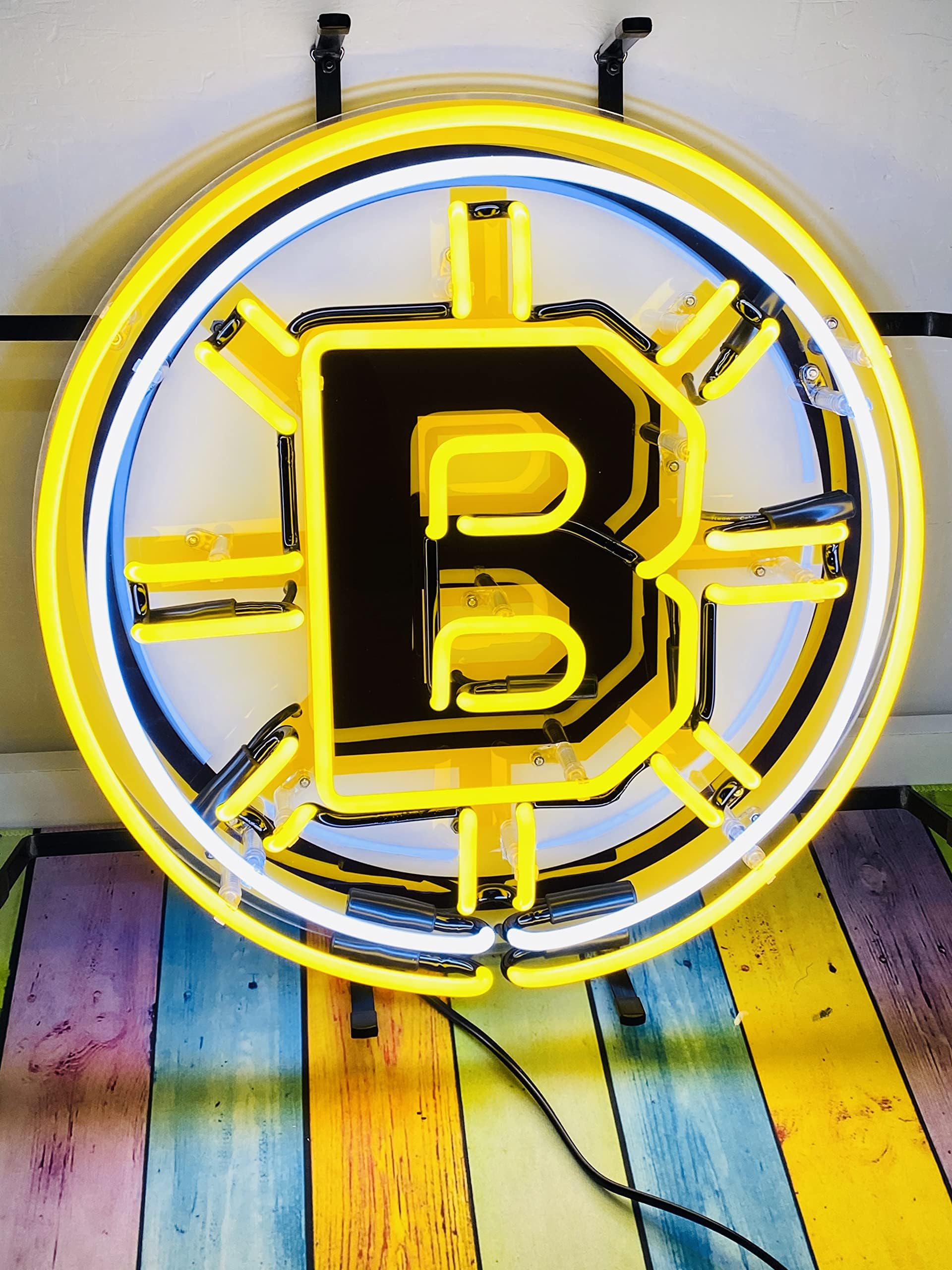 Amazon.com : Queen Sense 20"x16" Blackhawks Neon Sign Light Lamp with ...
