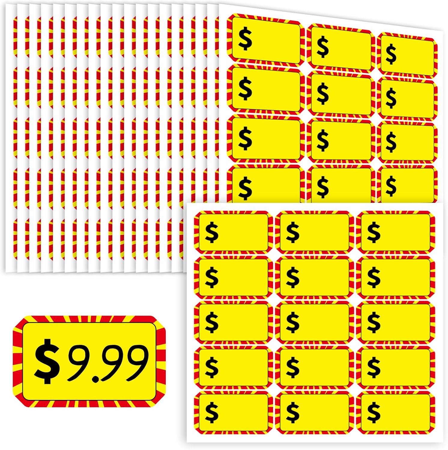Amazon.com: 300 Pcs Garage Sale Stickers, Yard Sale Price Tag Sticker ...