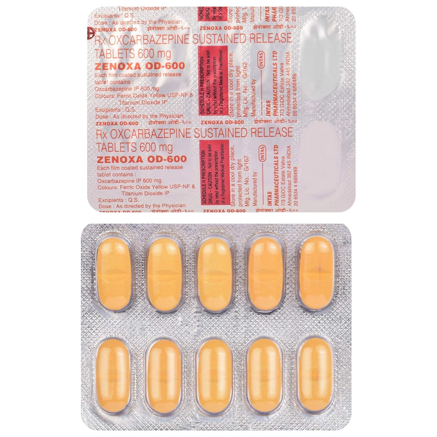 Zenoxa OD-600 - Strip of 10 Tablets : Amazon.in: Health & Personal Care