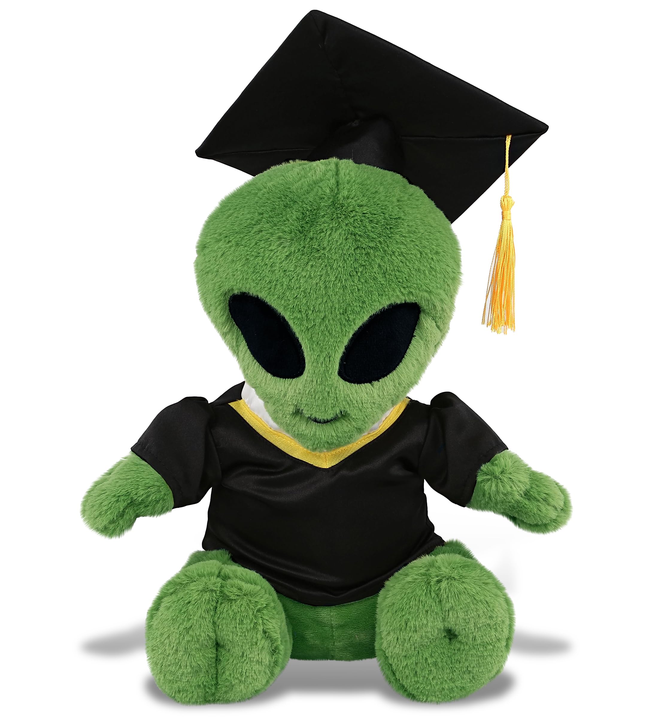Amazon.com: DolliBu Alien Graduation Plush Toy - Soft Huggable ...