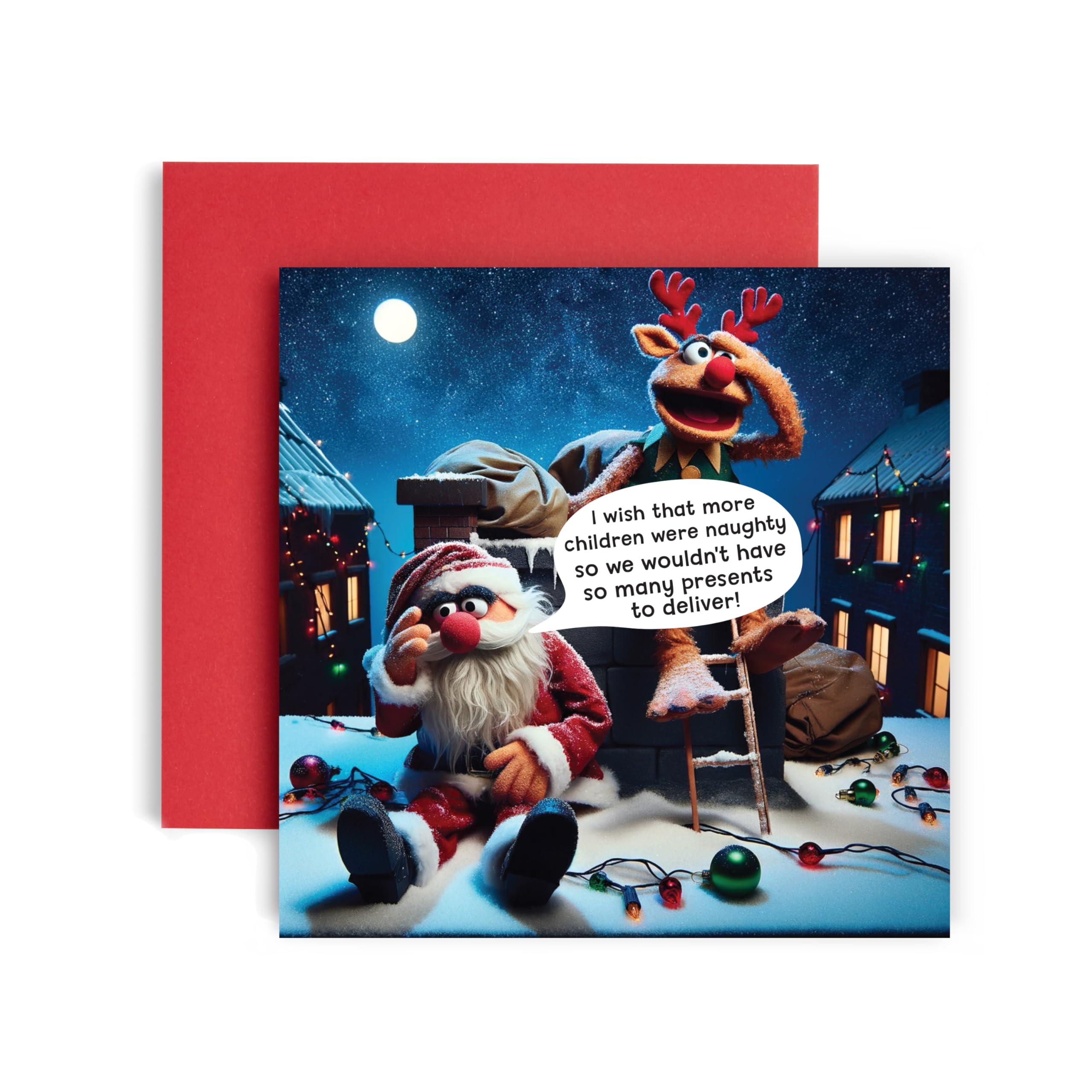 Huxters Funny Christmas Cards for Women and Her – Happy Christmas Less ...