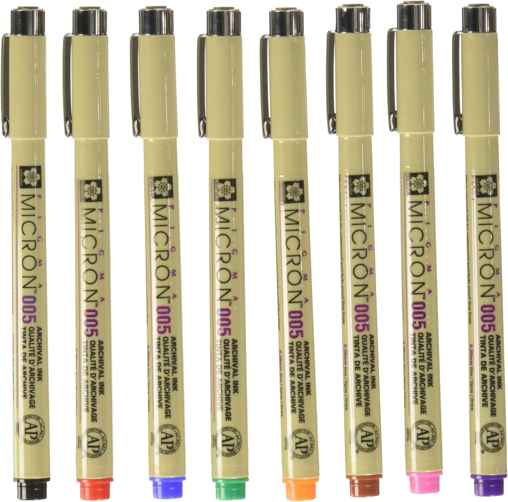 Sakura Pigma Micron 10 Fineliner pens Black Archival Ink Artist Drawing ...