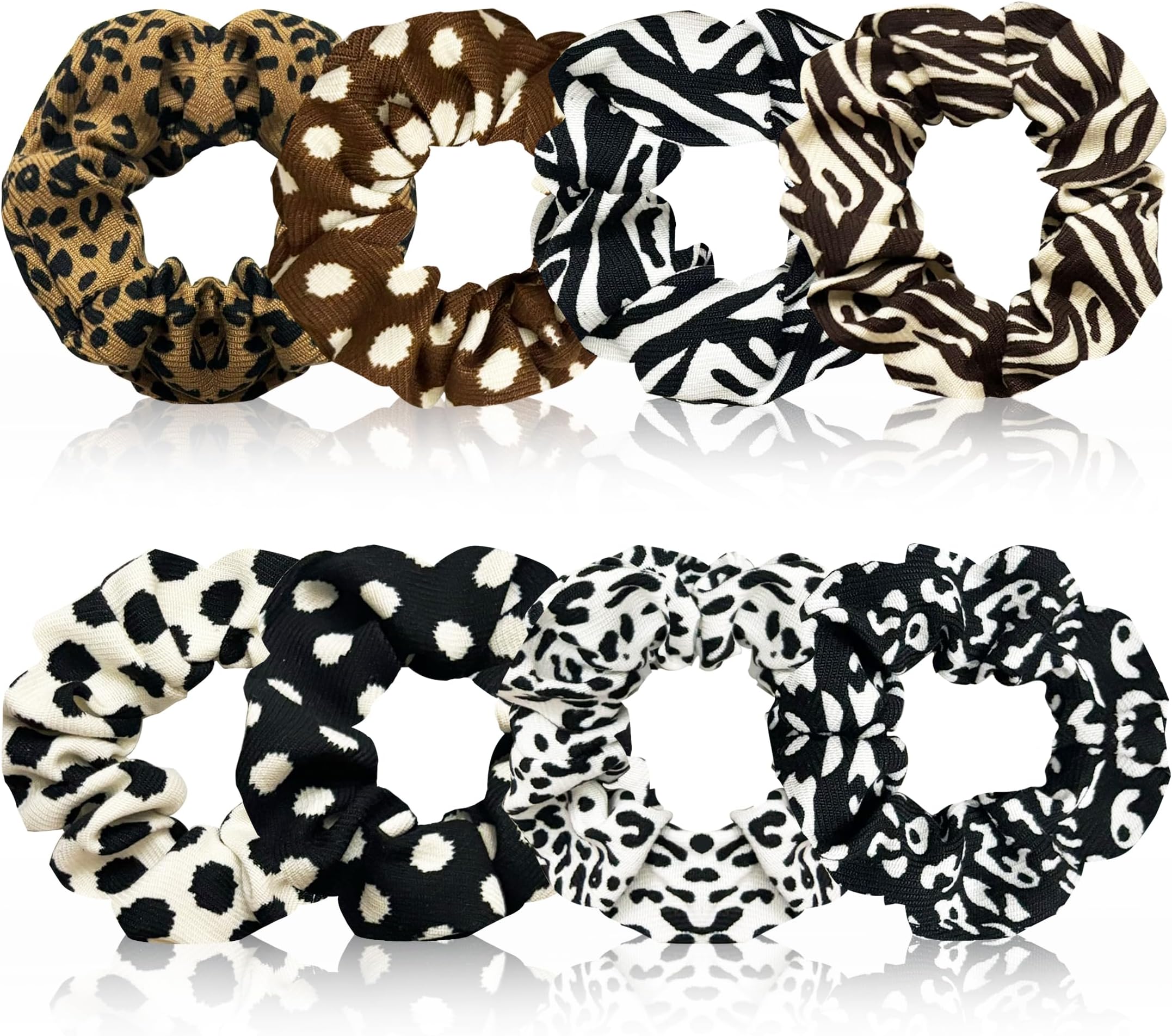 Amazon.com : Scrunchies for Hair,Leopard Scrunchie,Cheetah Scrunchie ...
