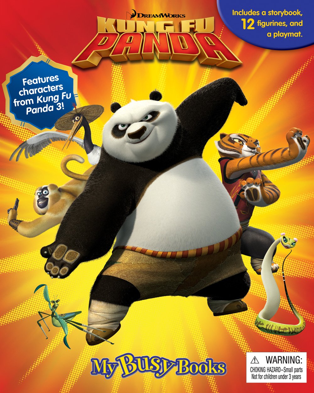 Amazon.com: DreamWorks Kung-Fu Panda My Busy Book: 9782764332351 ...