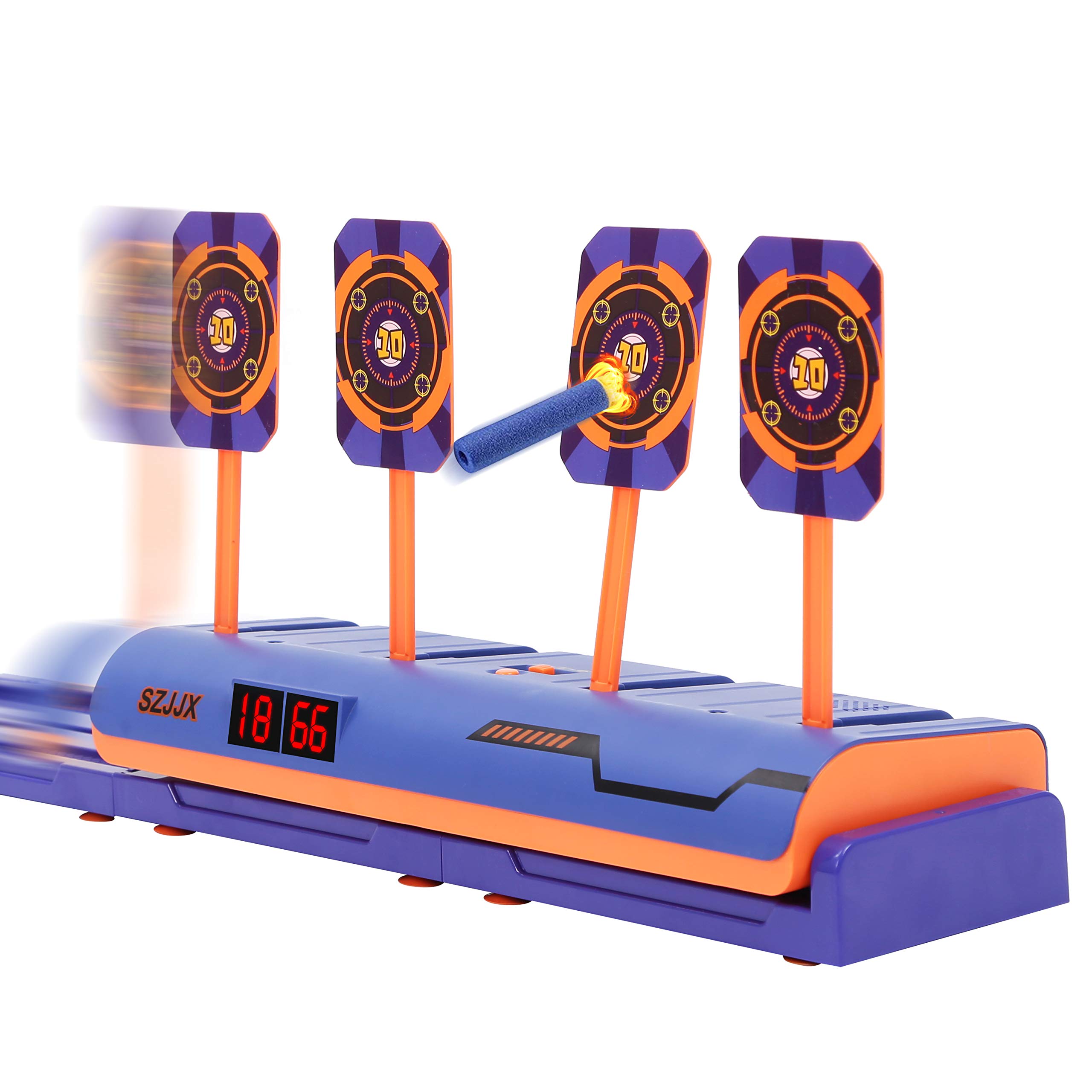 Buy Moving Shooting Targets for Nerf s, Electronic Scoring Auto Reset 4 ...