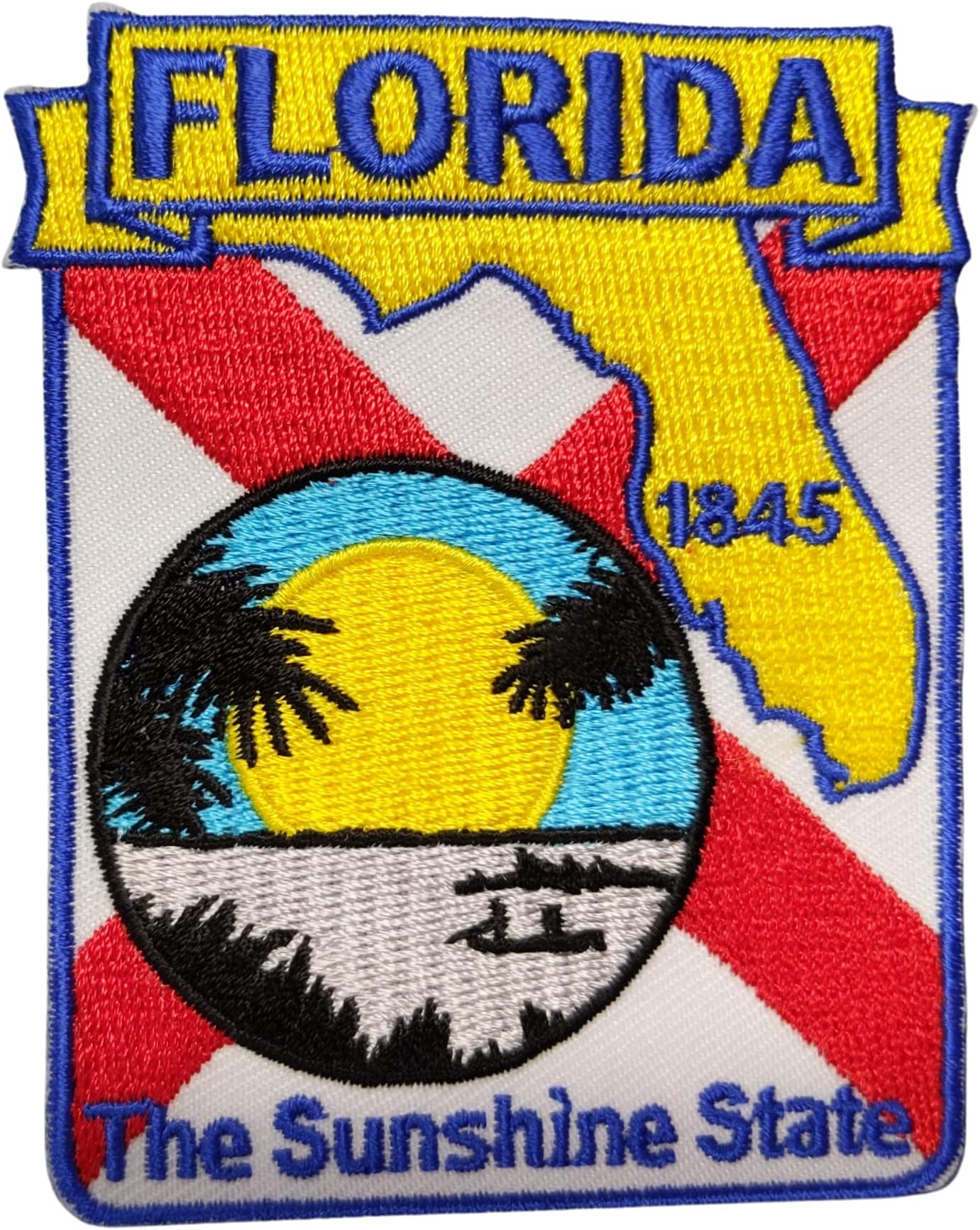 Amazon.com: State Seal Patch Round 3" Diameter, Embroidered Iron On or ...