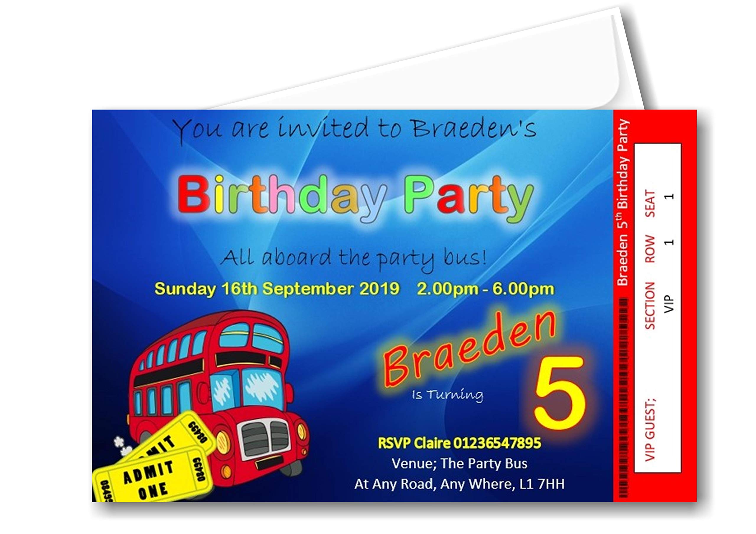 Party Bus Invitations Girls Just Wanna Have Fun… On A Party Bus!