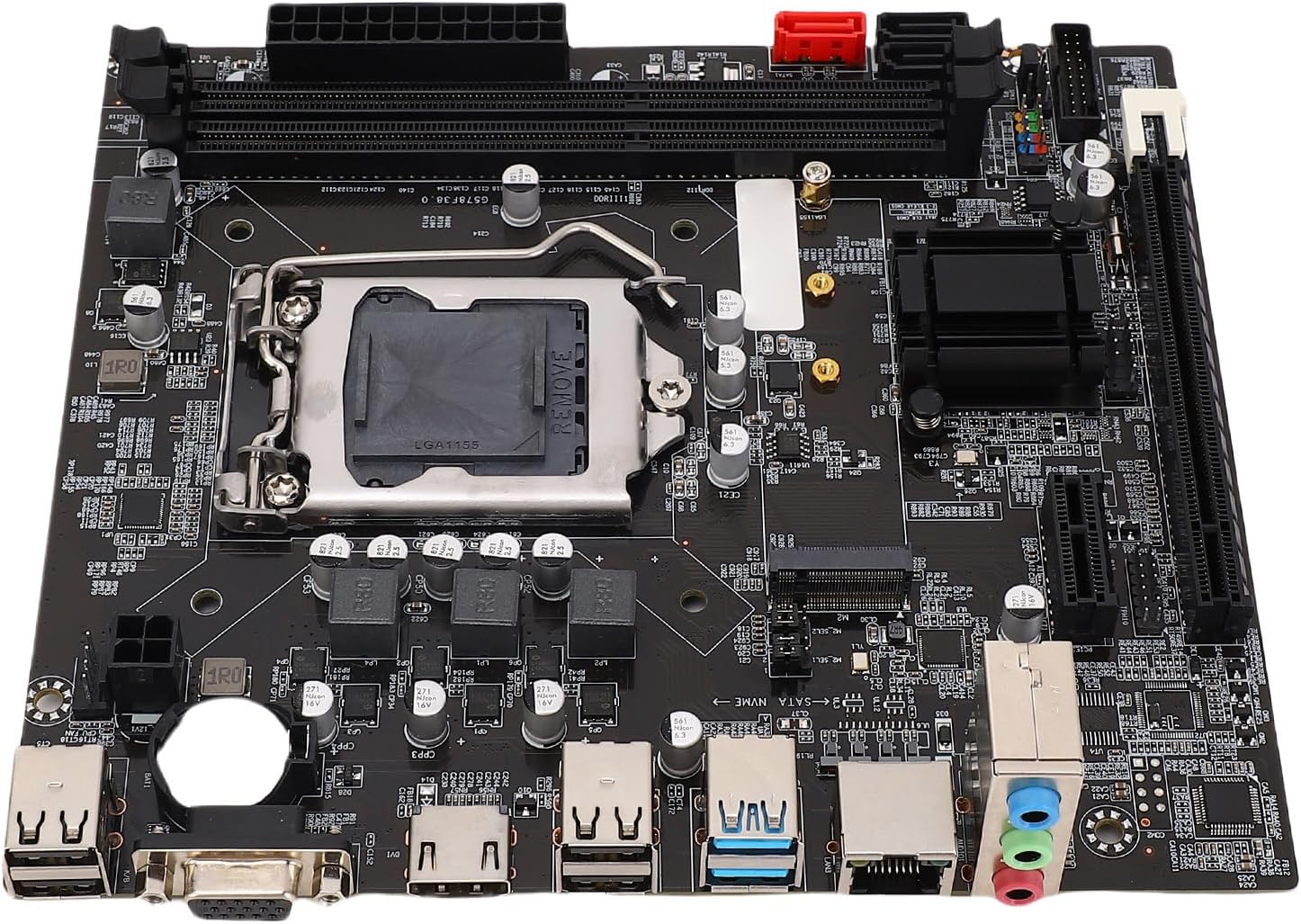 Amazon.com: VBESTLIFE B75 Motherboard, 2x8GB DDR3 Memory, LGA 1155 Micro ATX Motherboard, M.2 ...