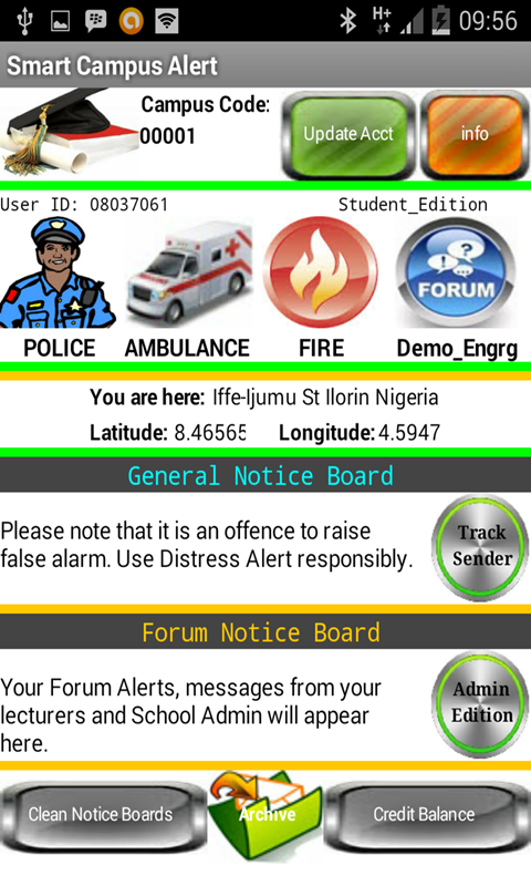 Smart Campus Alert - App on Amazon Appstore