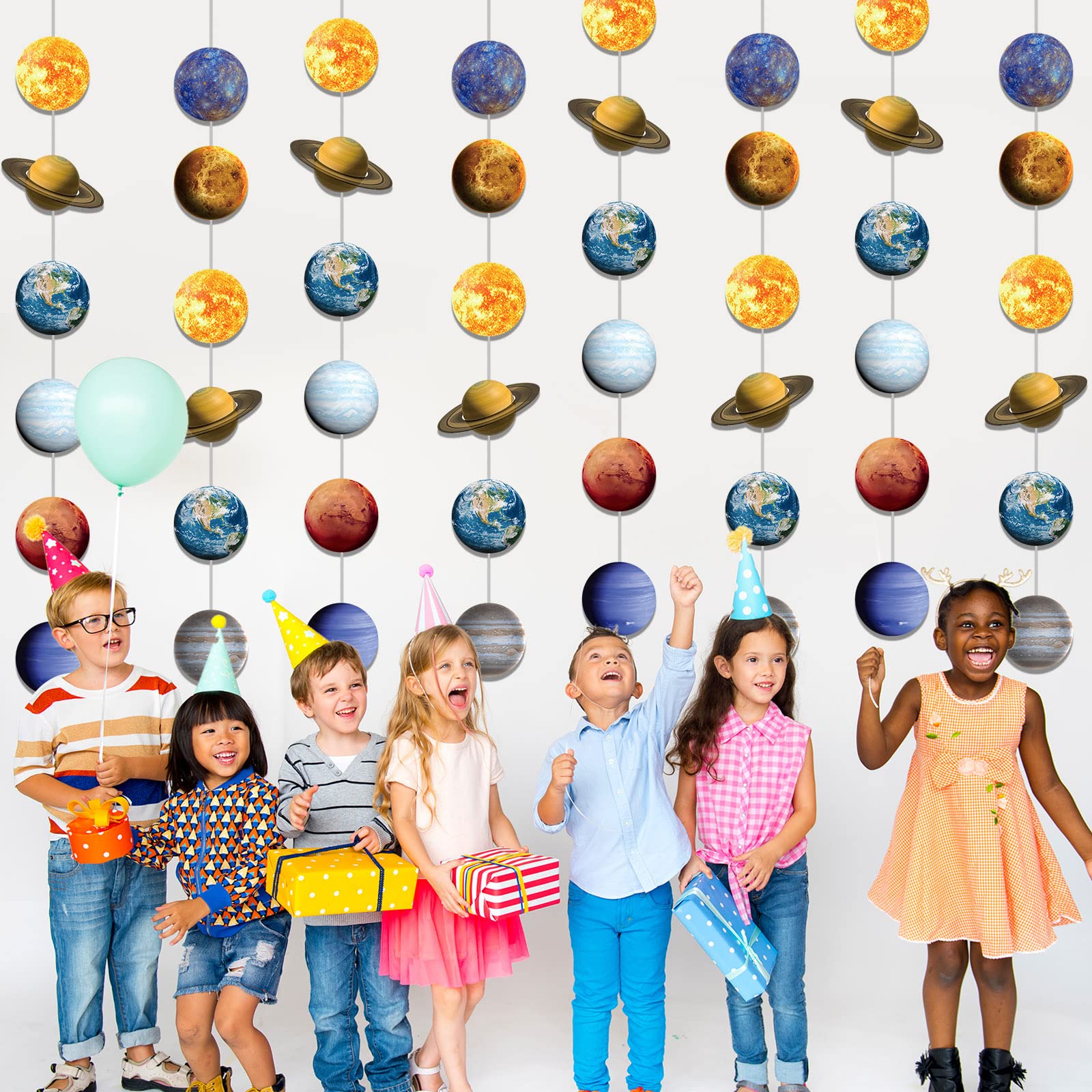 Snapklik.com : 8 Pieces Space Hanging Decorations Solar System Planets ...