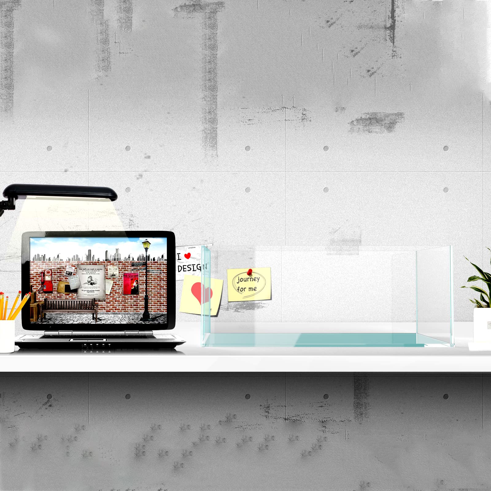 Snapklik.com : Fzone 6.4 Gal Shallow Rimless Low Iron Fish Tank Nova ...