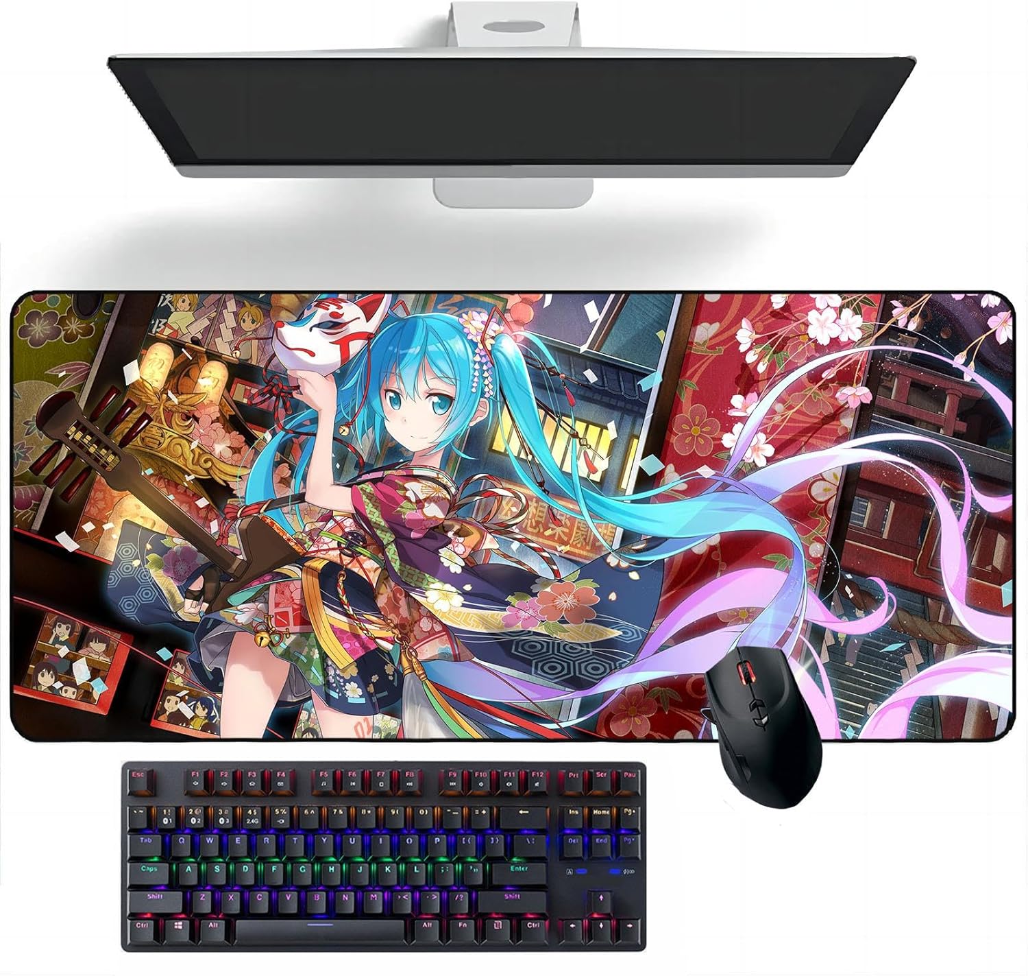 Amazon.com: ZEKYGPP Anime Mouse pad Hatsune Miku Anime Mouse Pads ...