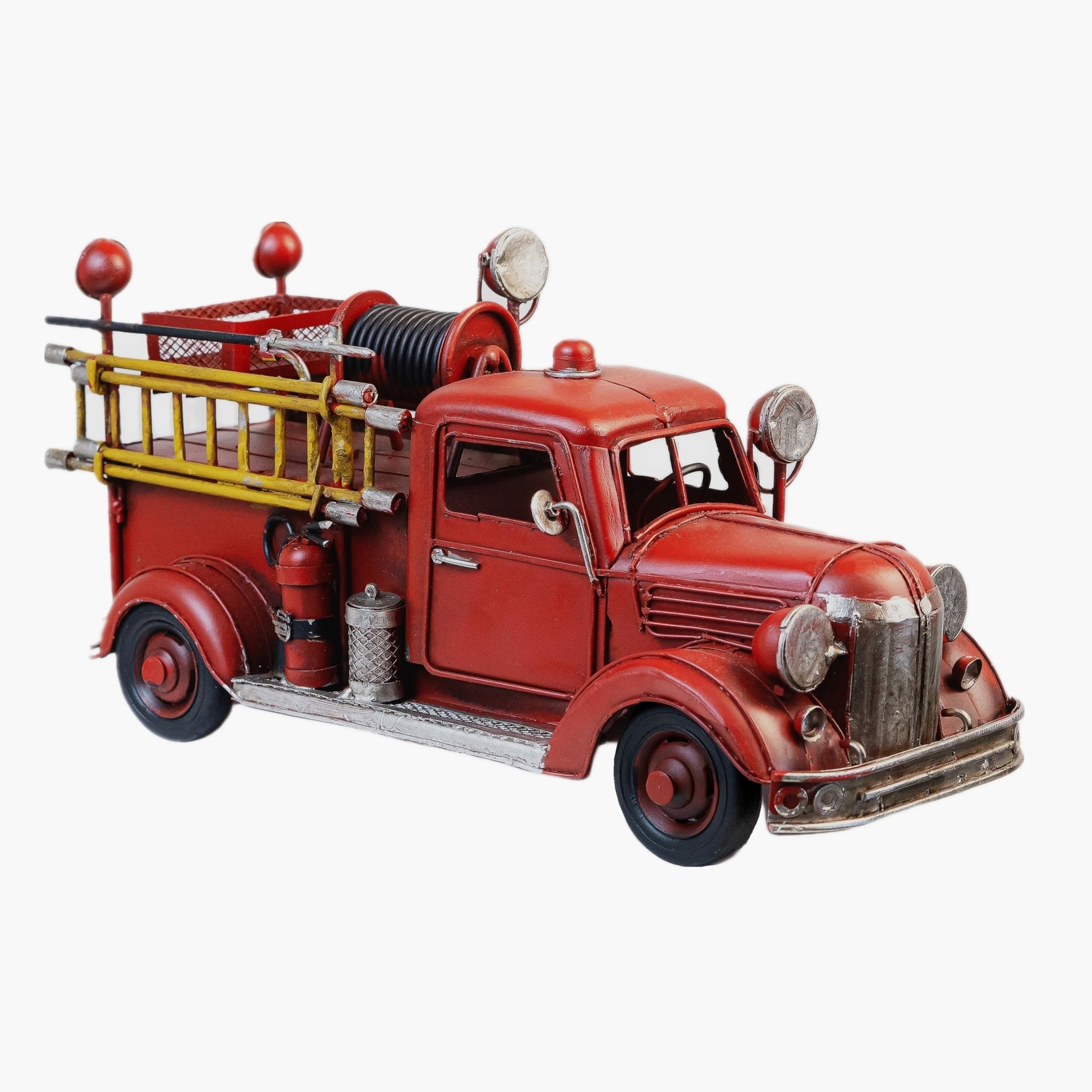 Amazon.com: TRABEATOGA Car Model Vintage Iron Hand-Painted Miniature ...