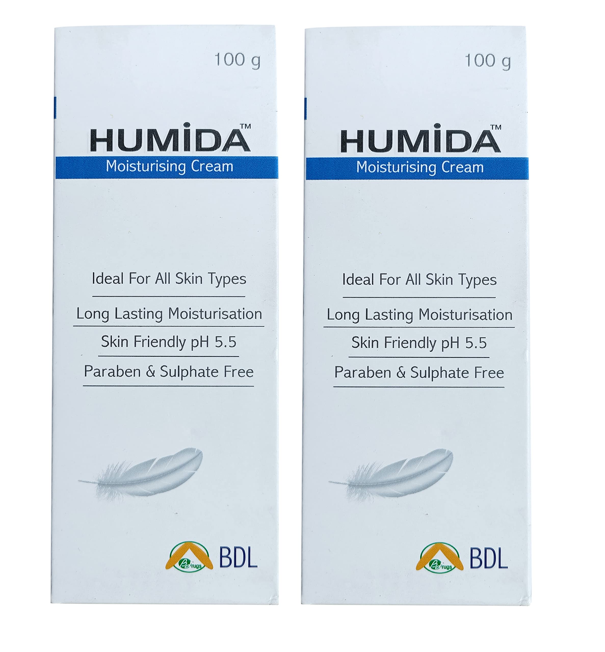 Buy Humida Moisturizing Cream (Pack of 2 * 100gm) Online at Low Prices ...