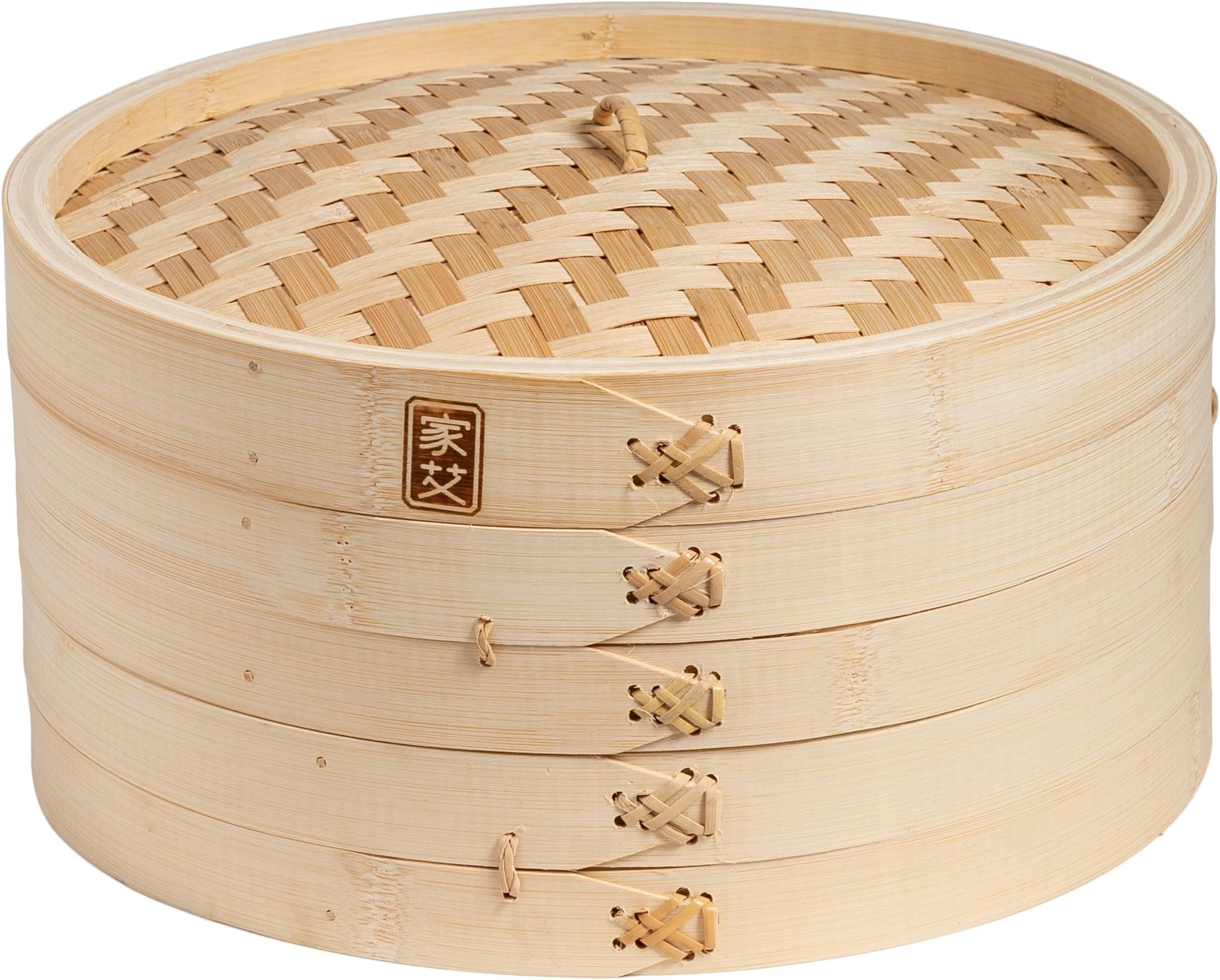 Amazon.com: NEW LARGE 12-INCH BAMBOO STEAMER 2-TIER: Home & Kitchen