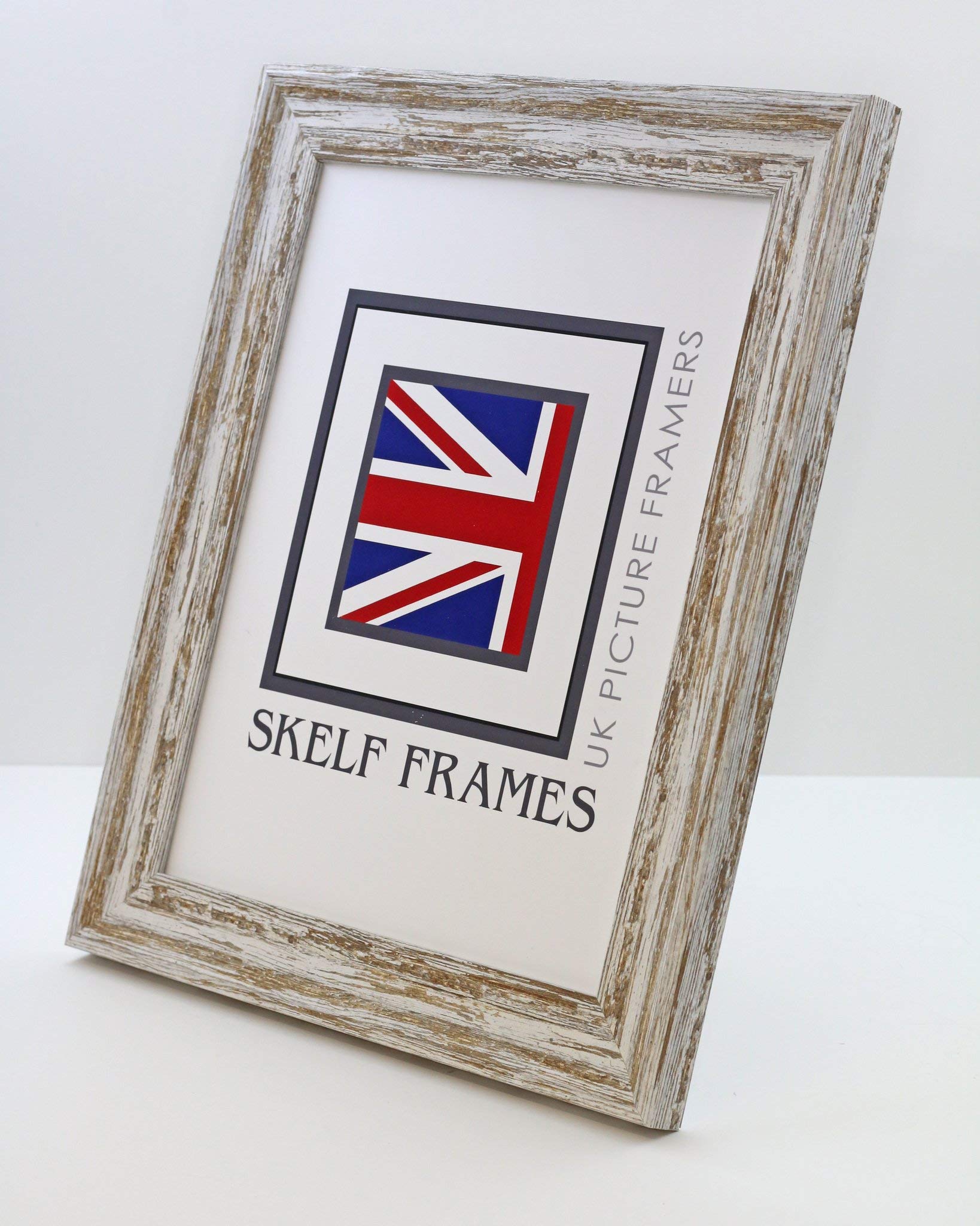 Skelf Frames 16 x 14 Inches Picture Photo Frame in Shabby White and ...