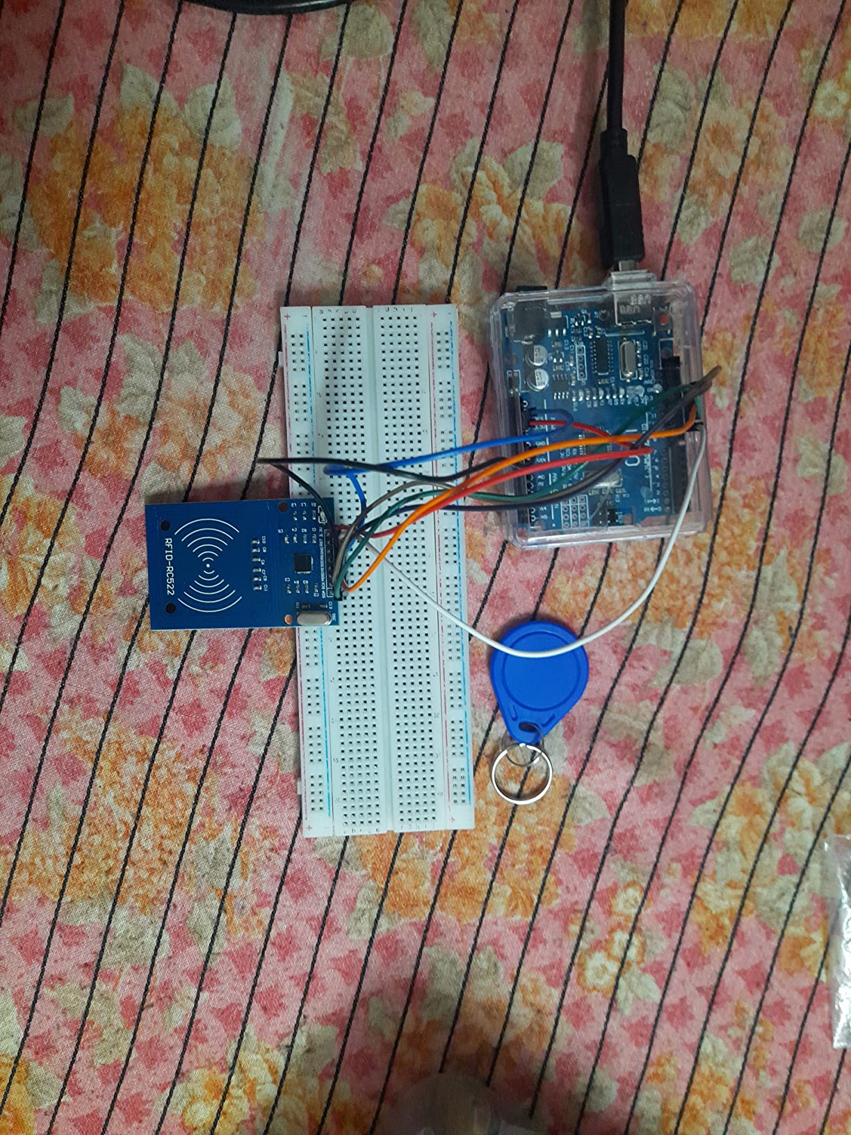 Robotbanao RC522 RFID Kit-13.56MHz RFID-RC522 Reader/Writer Module ...