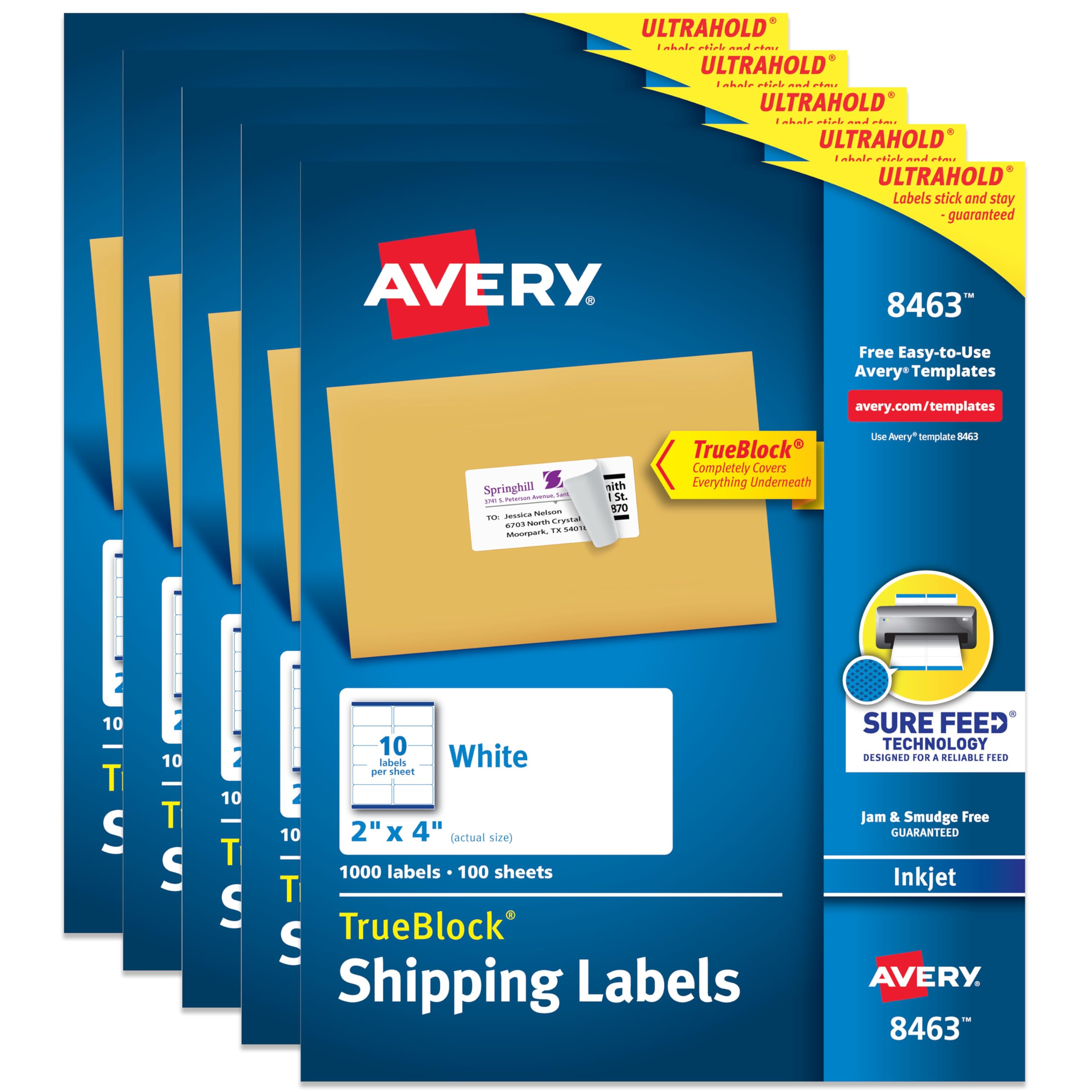 Snapklik.com : Avery Printable Shipping Labels