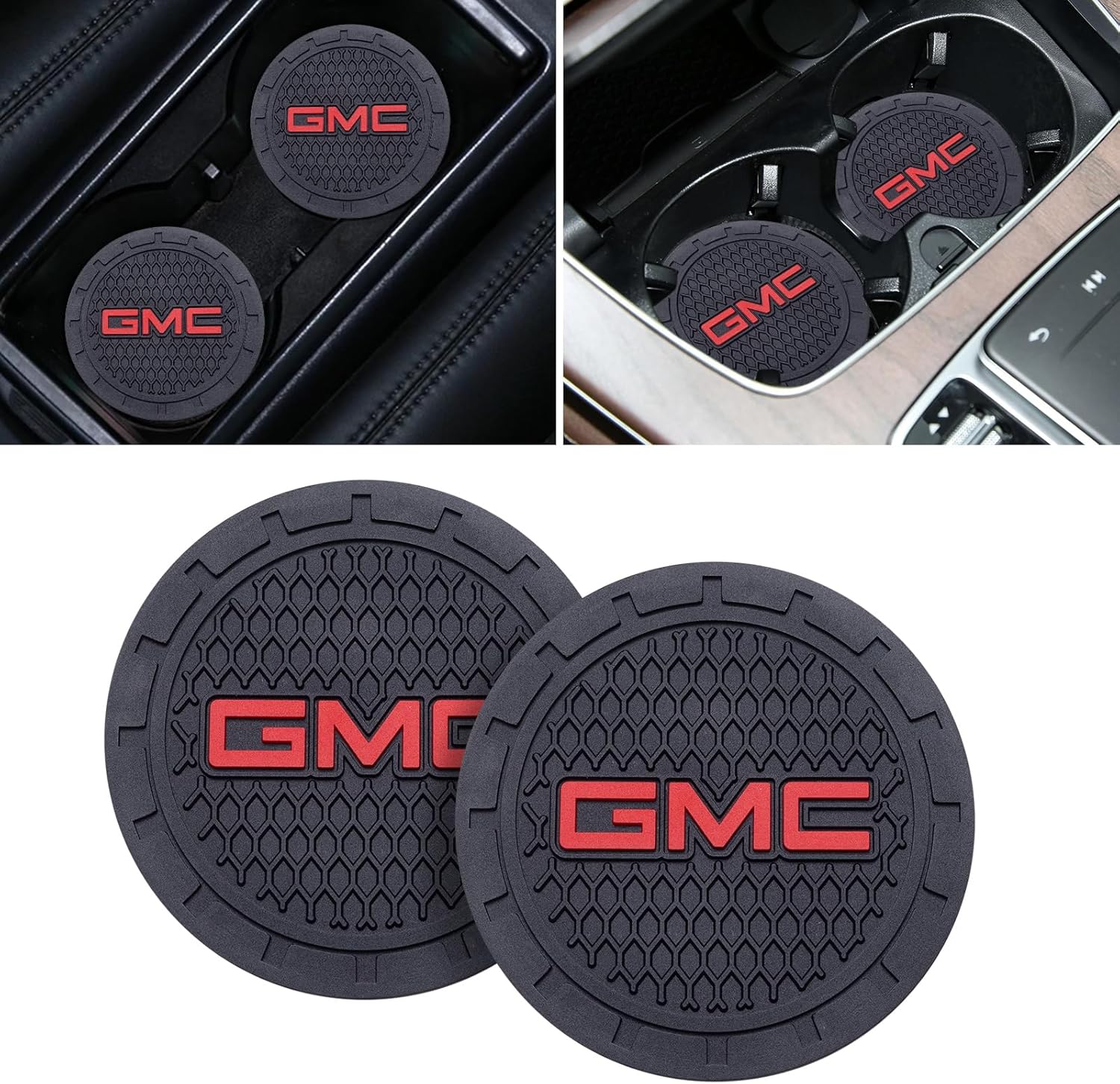 Amazon.com: Sucoines Car Cup Coaster, 2PCS Universal Non-Slip Cup ...