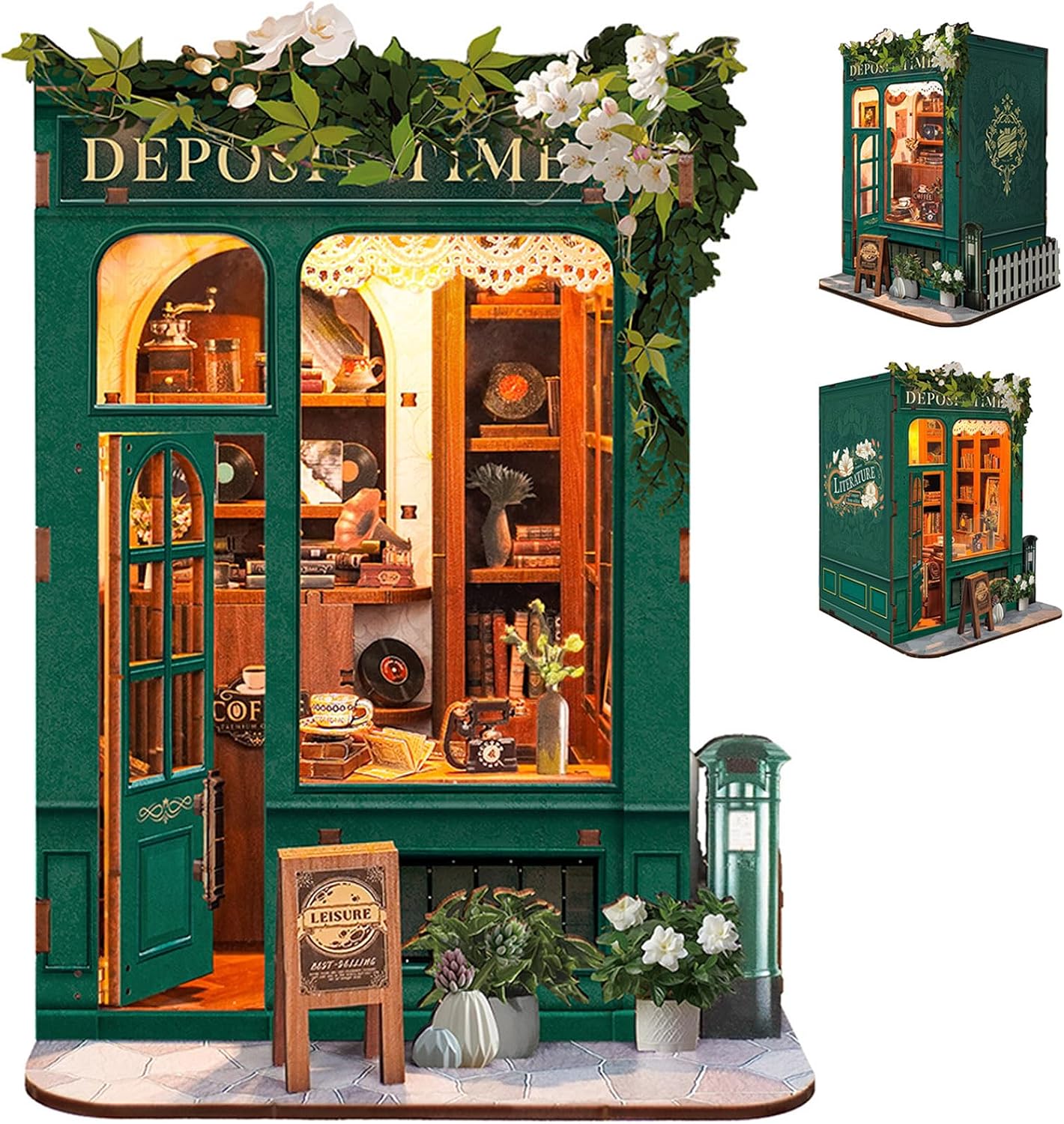 Amazon.com: ARCPRM Book Nook Kit – DIY Miniature House Kit for Adults ...