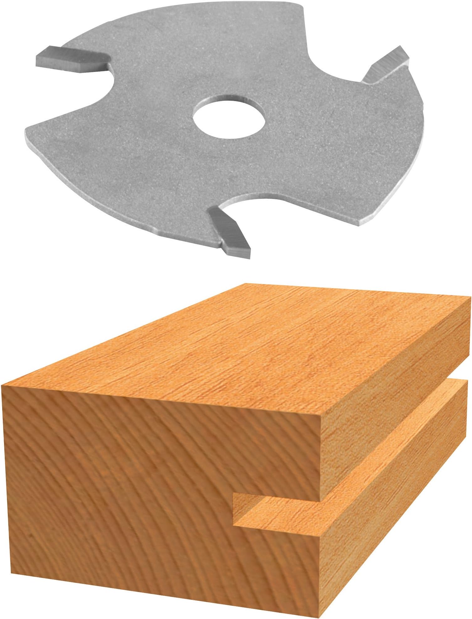 Bosch 85528M 3/32 in. Carbide Tipped 3-Wing Slotting Cutter Bit - Three ...