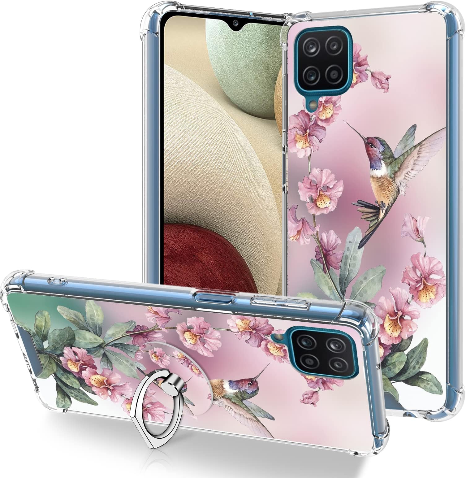 Amazon.com: Unov Case Compatible with Samsung Galaxy A12 Clear with ...