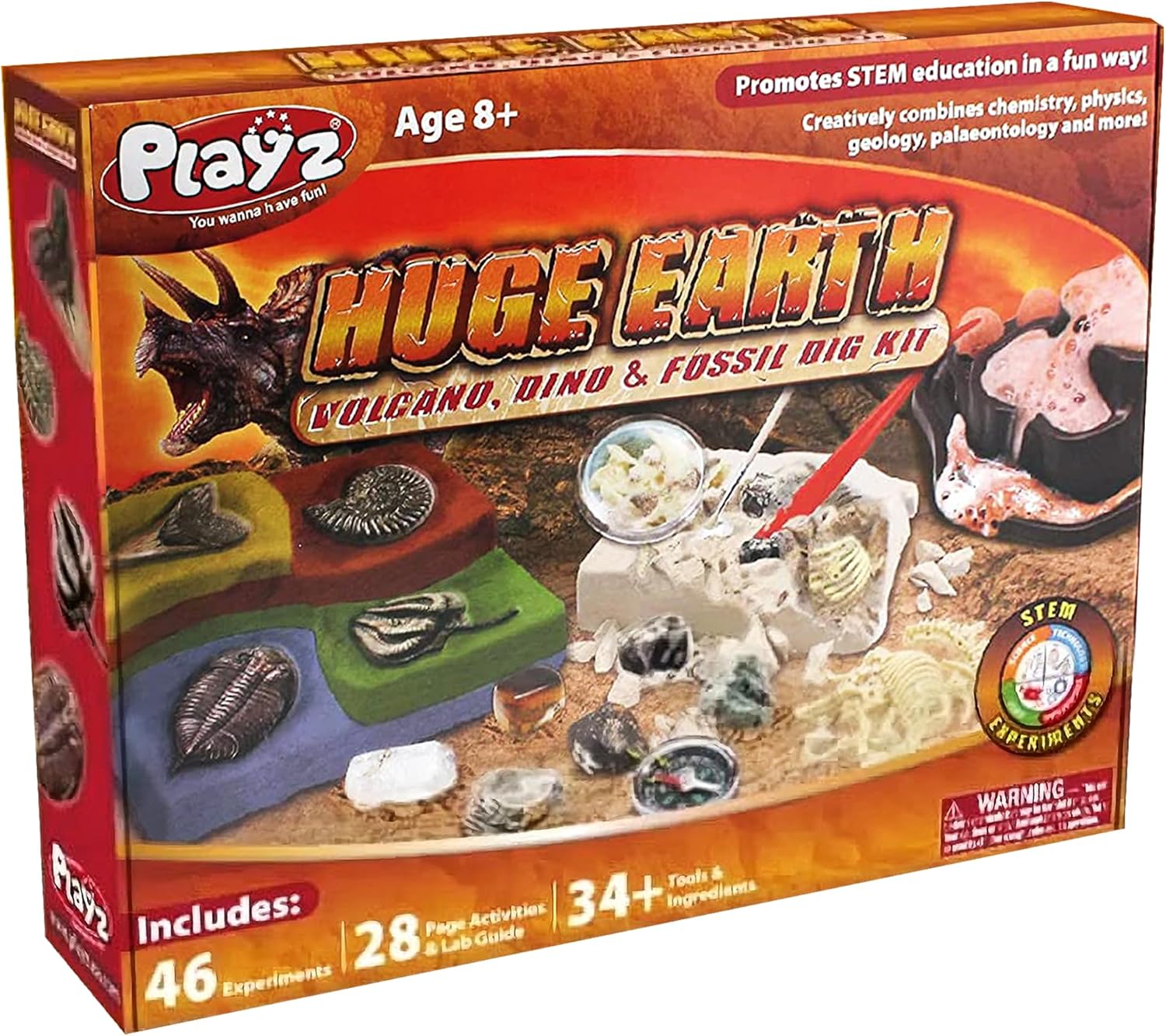 Playz Volcanic Eruption & Lava Lab - Educational Australia | Ubuy