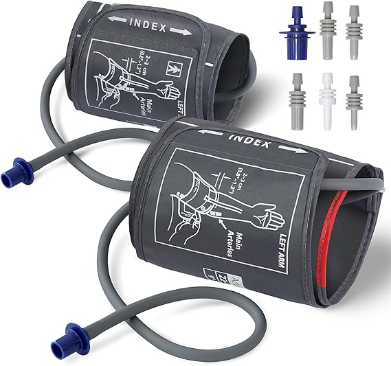 Amazon.com: Universal Blood Pressure Replacement Cuffs 2-Pack, 5.9-9.5 ...