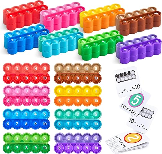 Amazon.com: Joycat Ten-Frame Pop Fidget Toys-Math Manipulative for ...