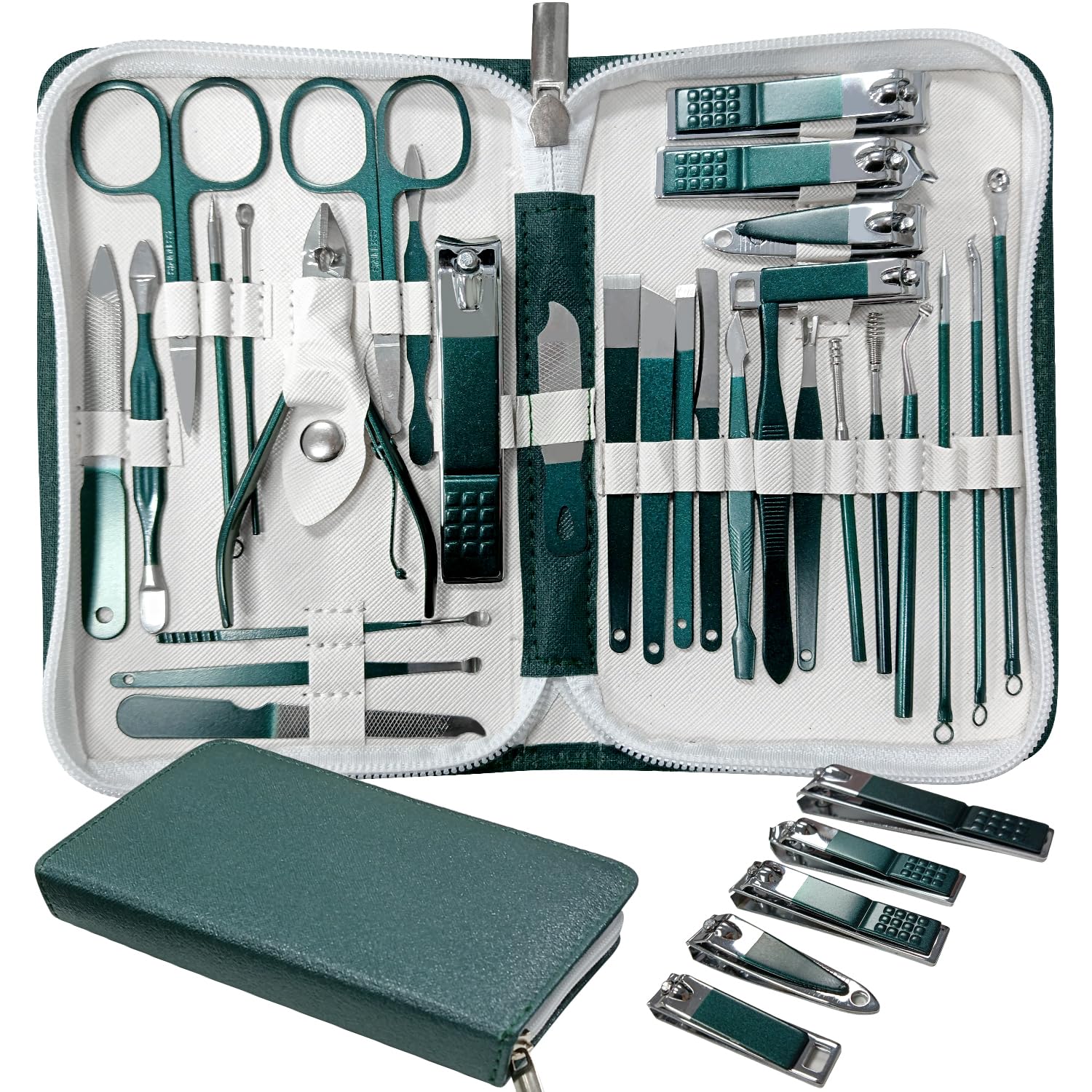 Amazon.com : Manicure Set Professional Nail Clippers Pedicure Kit, 30 ...