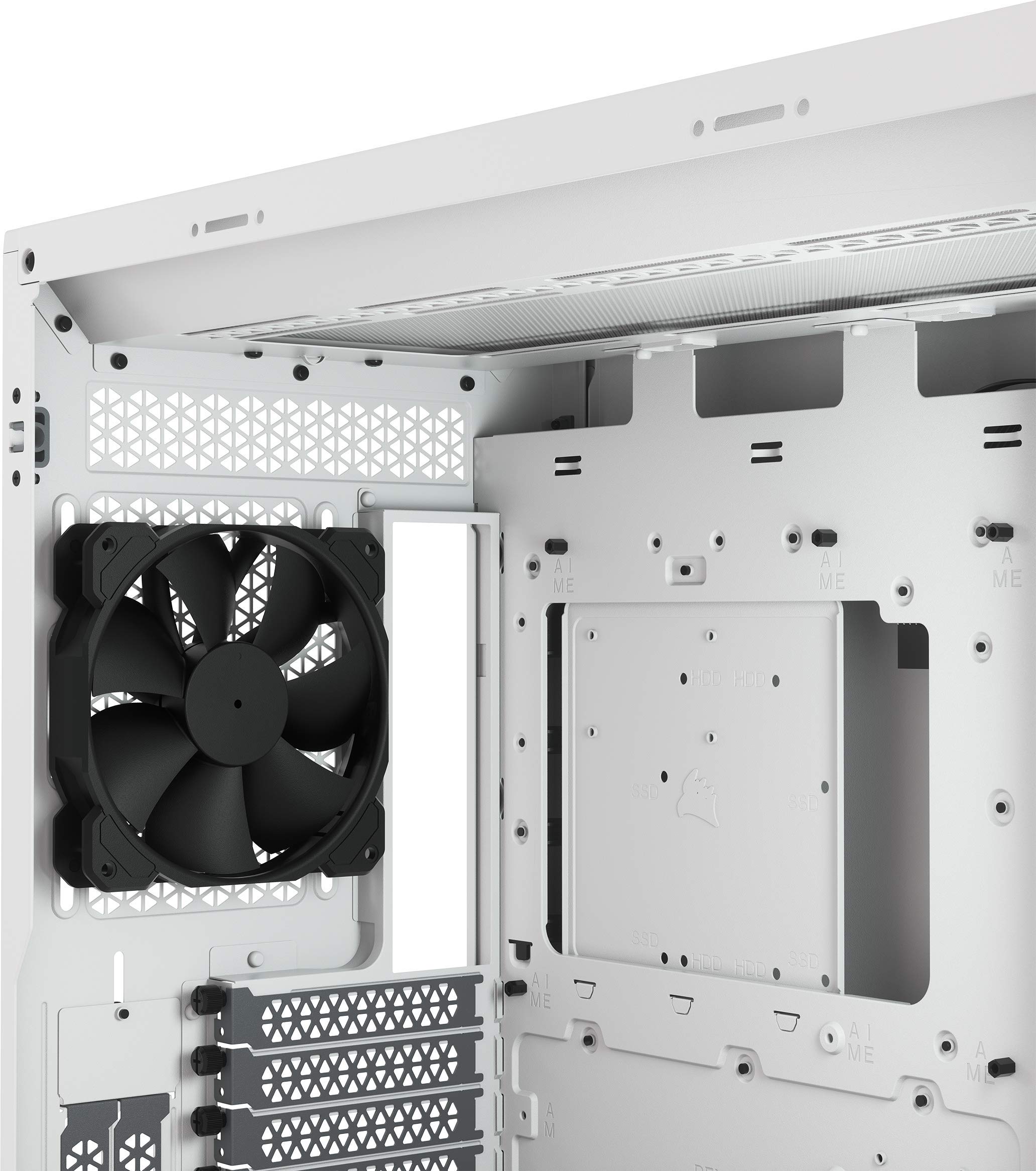 Corsair 5000D Airflow Tempered Glass Mid-Tower ATX PC Case - White