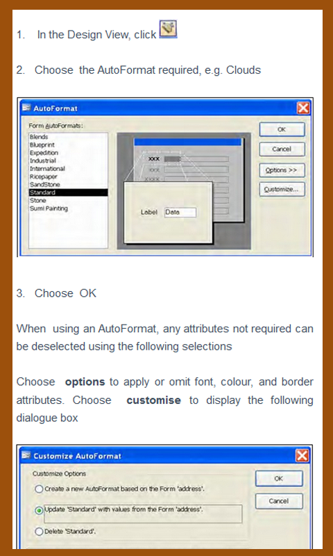 Tutorials For Ms Access 2003 - App on Amazon Appstore