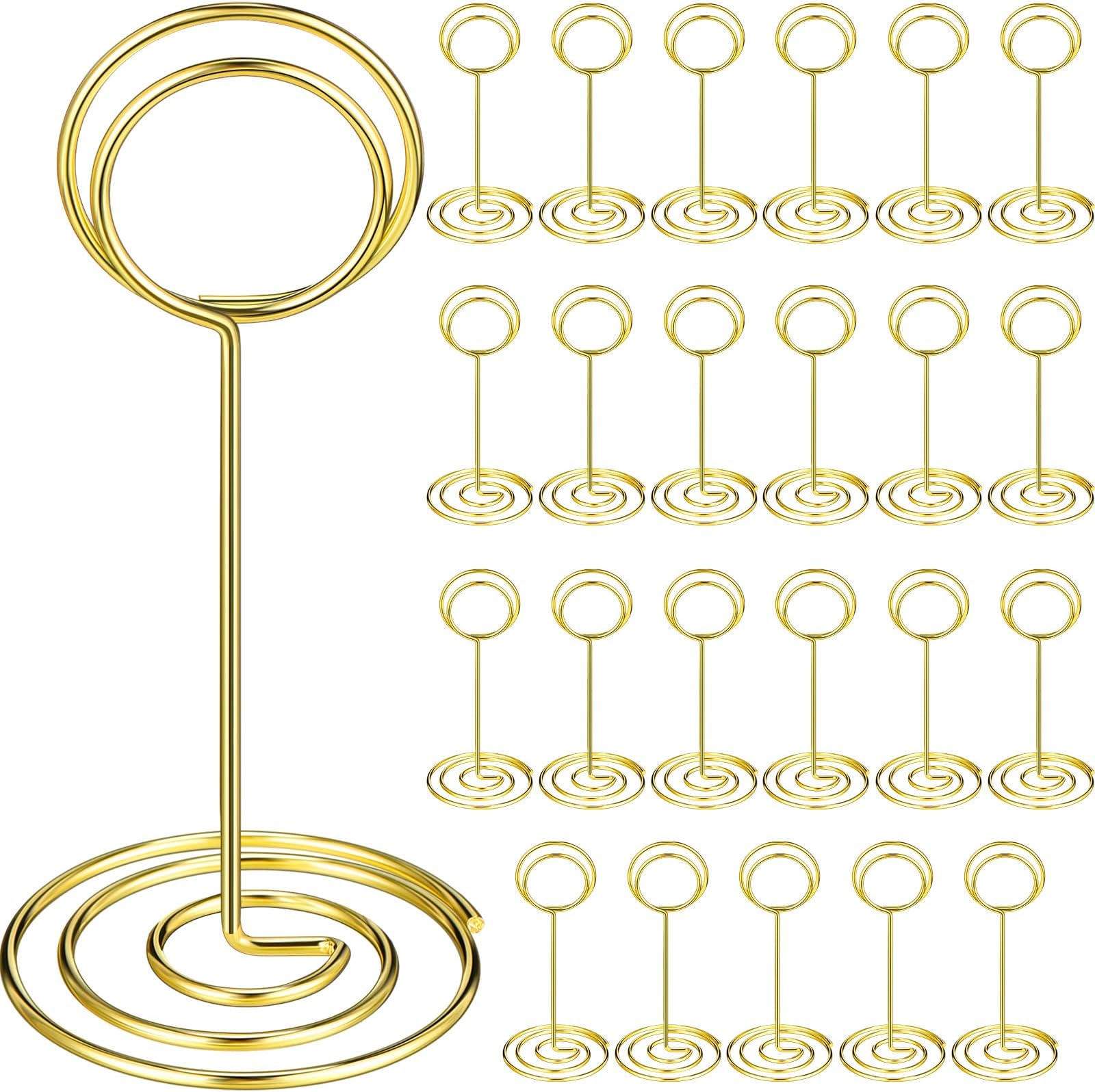 Amazon.com : 10Pcs Place Card Holder, Table Number Holders, Wire ...