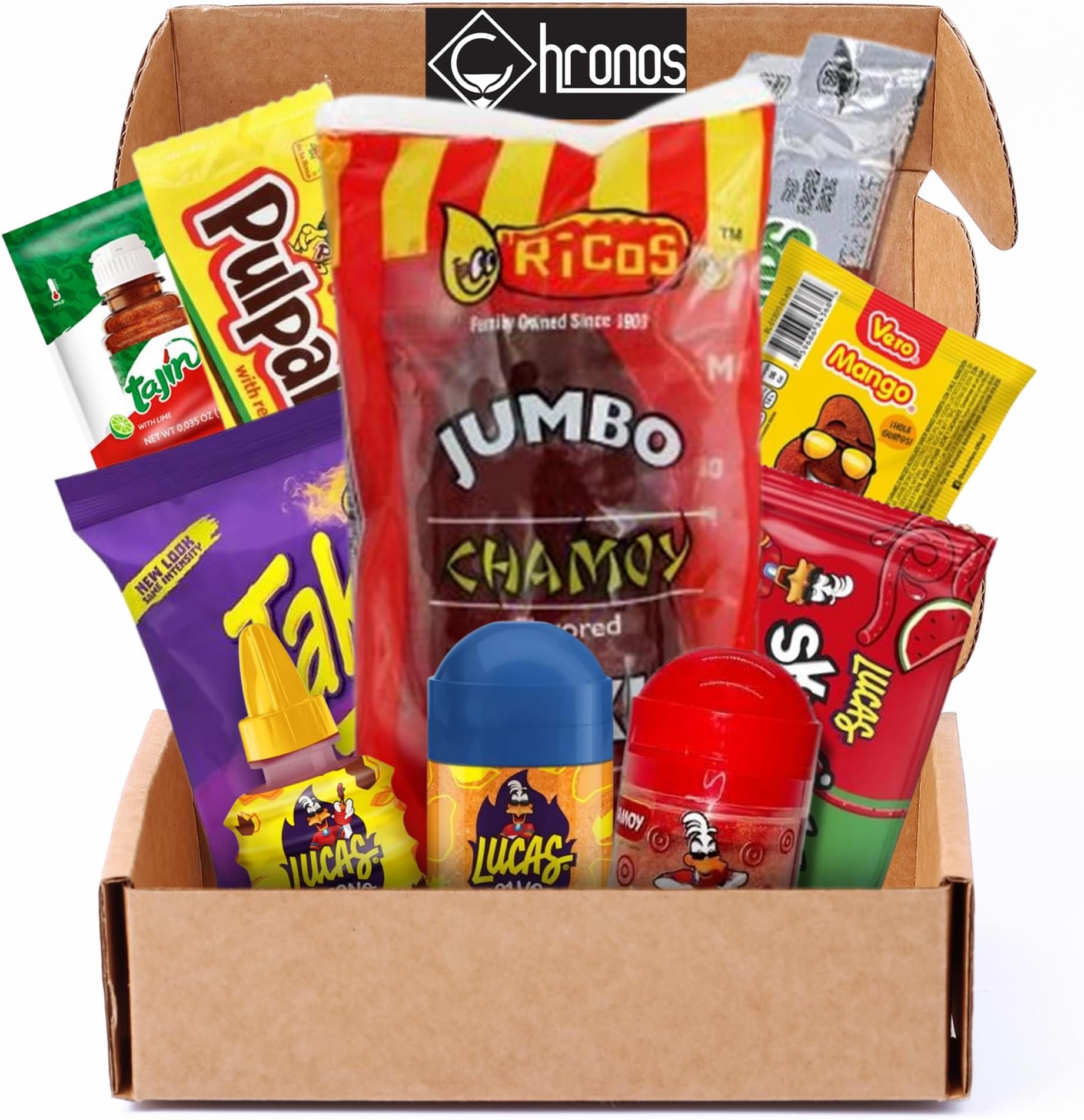 Amazon.com : Chamoy Pickle Kit For 2 With Freeze Dried Candy and Takis ...