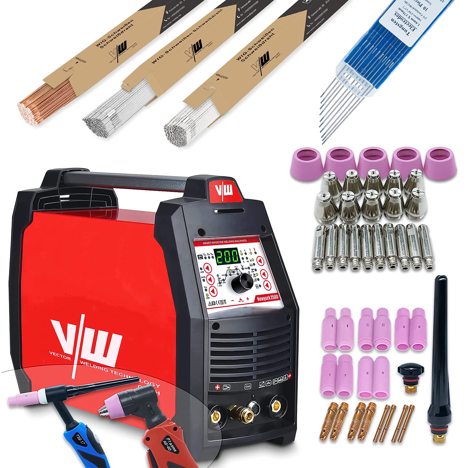 Buy Vector Welding Wig Professional Welding Machine AC DC with 200 Amp ...