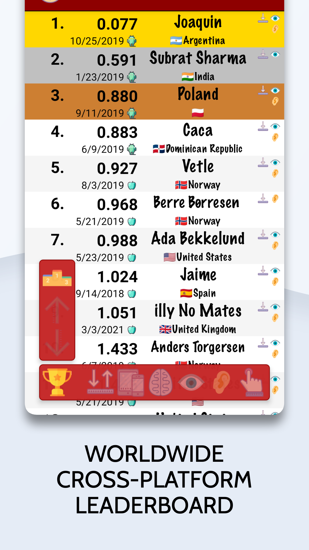 Fast Reflex - test your BRAIN and time of reaction - App on Amazon Appstore