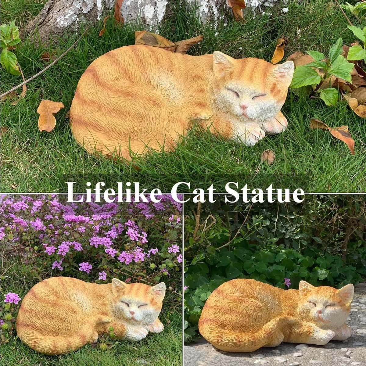 Estatuas de jardín para exteriores, estatuas de gato, estatua de gato ...