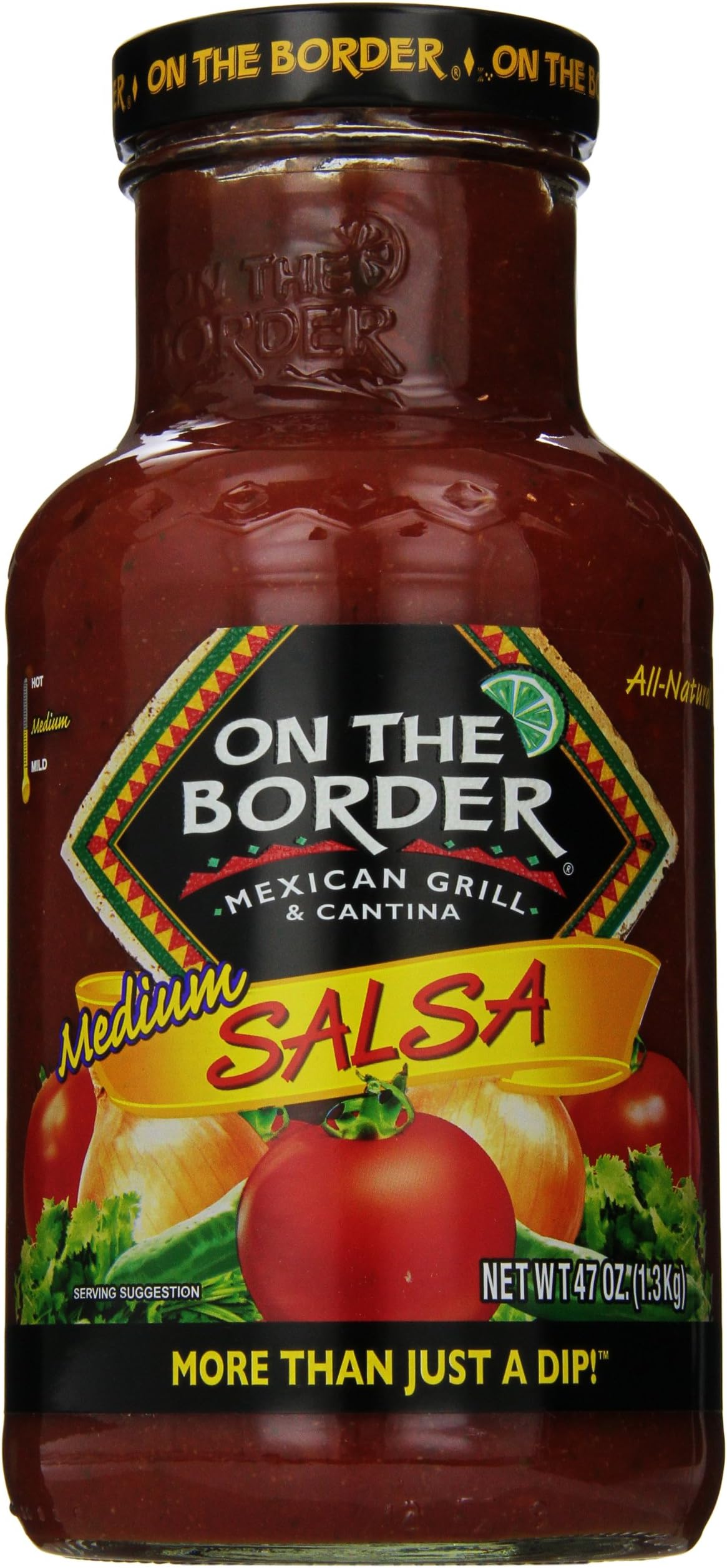 Amazon.com: On The Border Medium Salsa, 47 Ounce