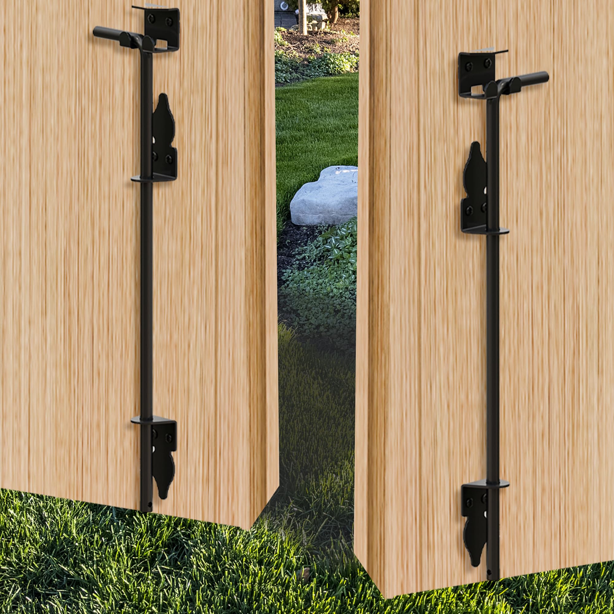 Amazon.com: 18 Inch Heavy Duty Cane Bolt Gate Drop Rod, Drop Rod Kit ...