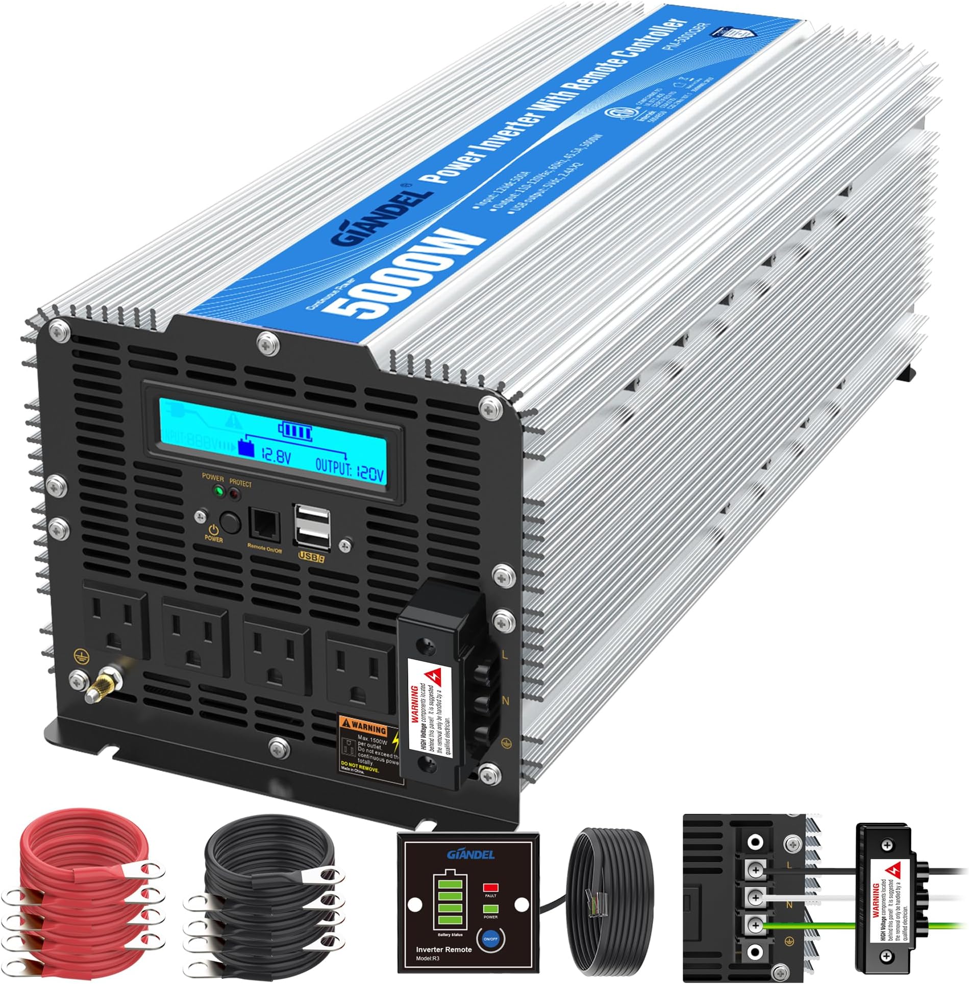 Amazon.com: Fits Jupiter 5000 Watt Continuous/10,000 Watt Peak Modified ...