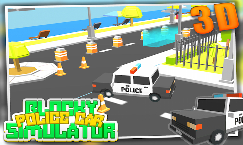 Blocky Police Car Simulator 3D - App on the Amazon Appstore