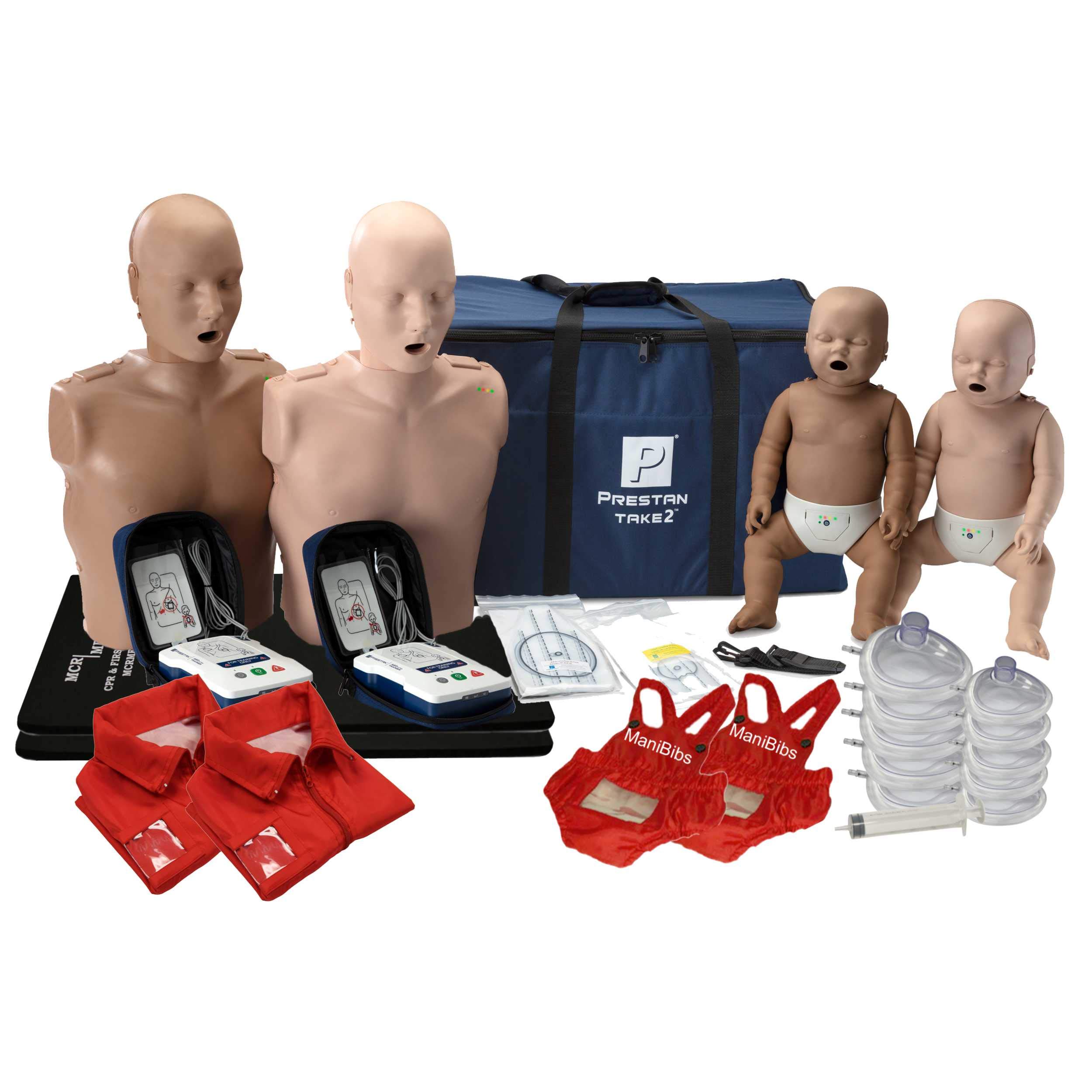 PRESTAN Diversity Take2 CPR Manikin & UltraTrainer Kit with Feedback (2 ...