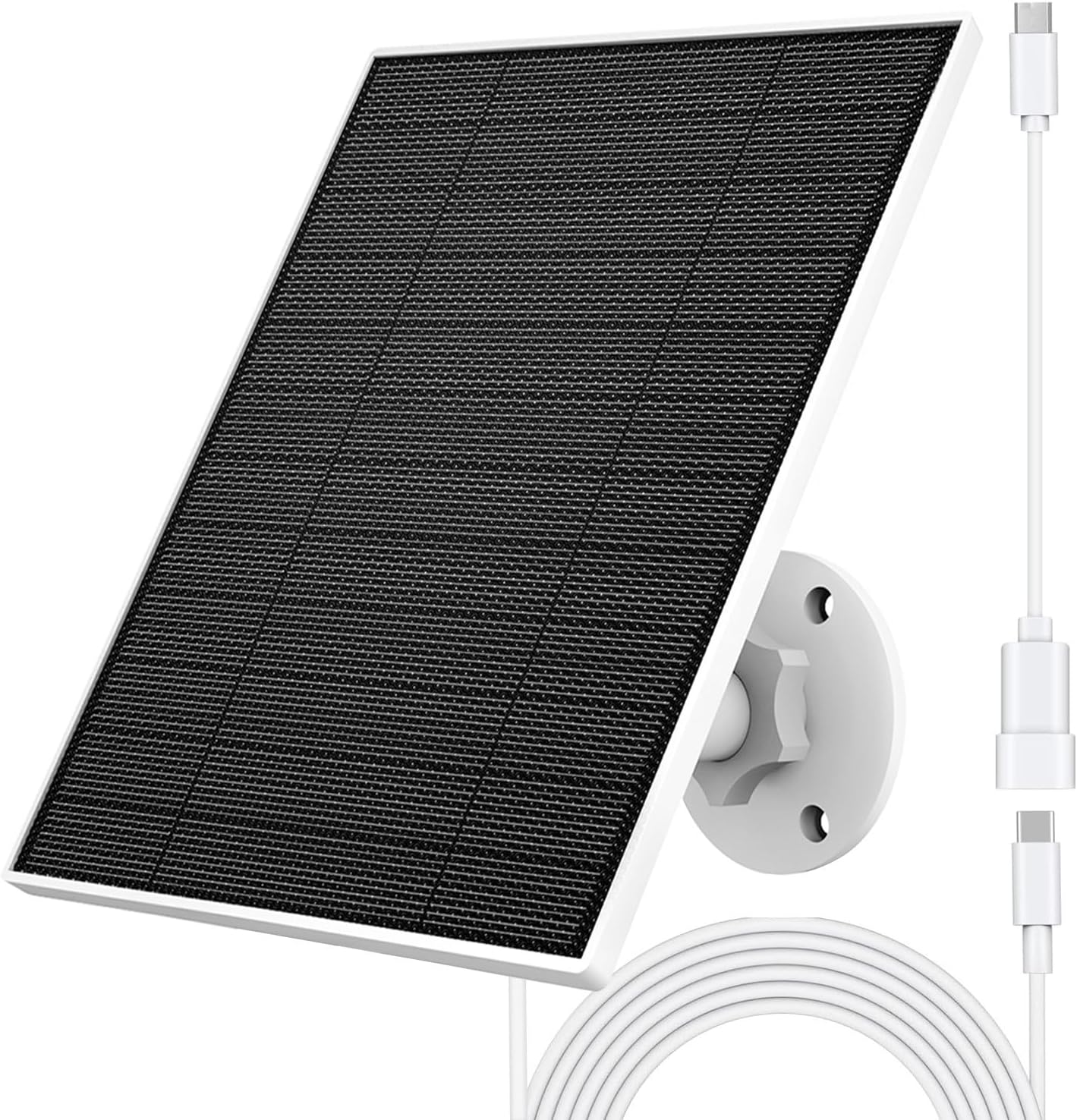 Amazon.com : 6W 5V Solar Panel USB c for Security Camera Outdoor use ...