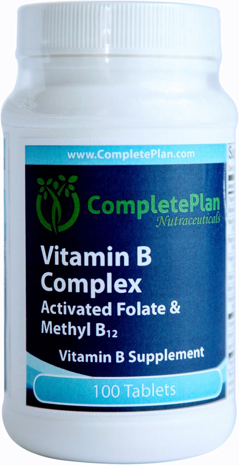 Amazon.com: Vitamin B Complex MethylFolate - Methyl B12 - L-5-MTHF ...