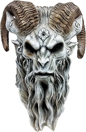 Amazon.com: MILERUN Latex Goat Demon & Pan Mask - Realistic LARP and ...