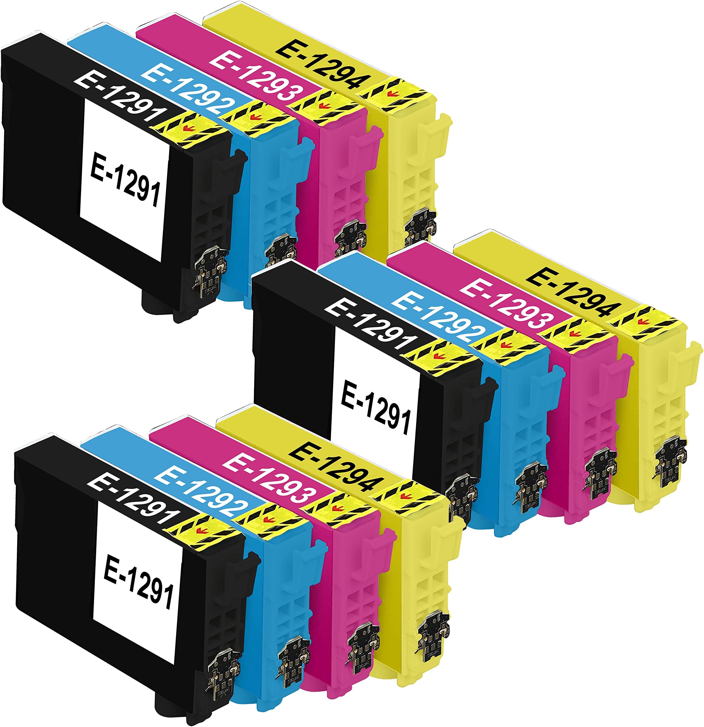 KING OF FLASH T1295 3 Full Set Ink Cartridges Replacement for Epson ...