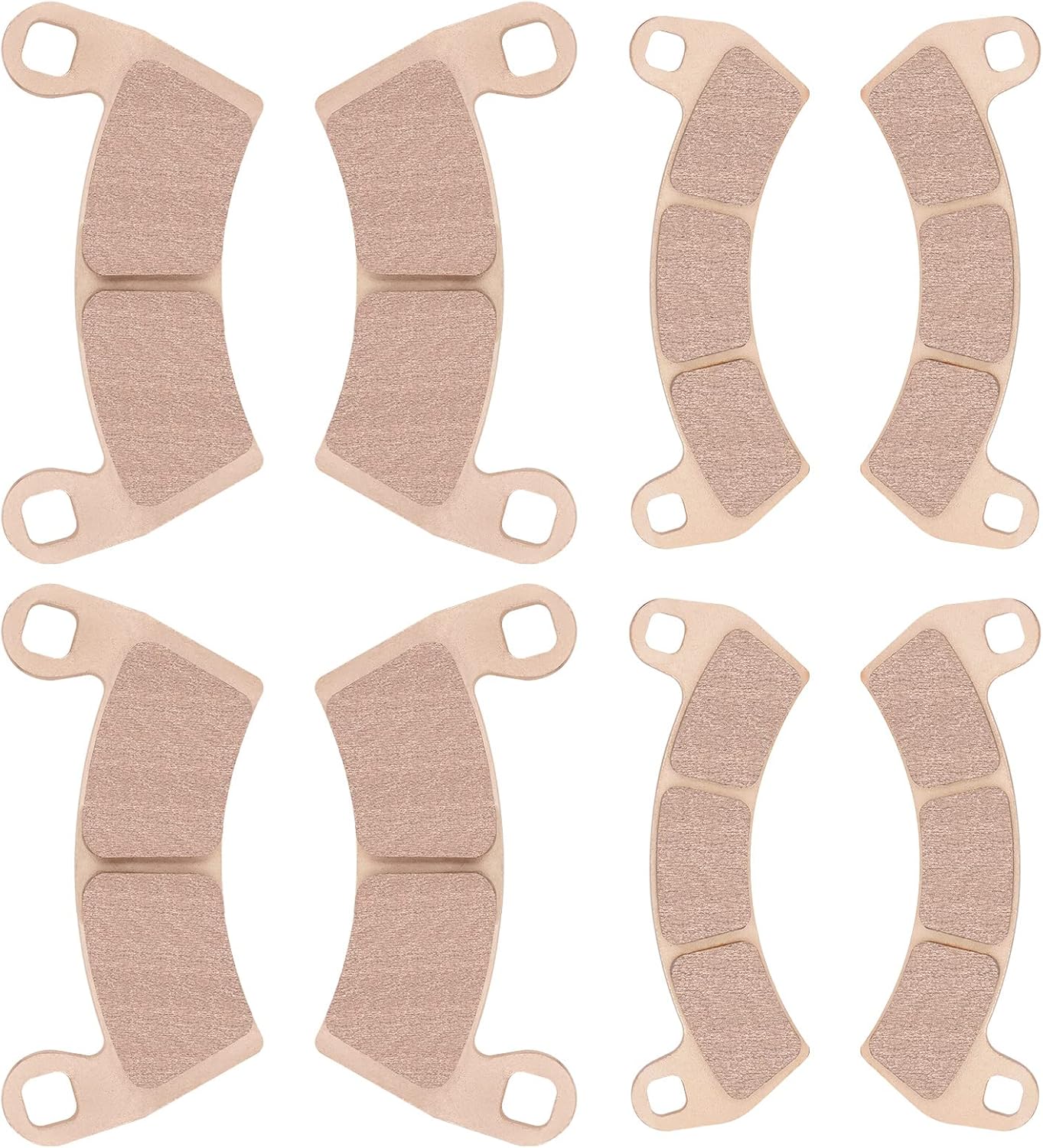 Amazon.com: Sintered Brake Pads Kit Front and Rear Compatible with ...