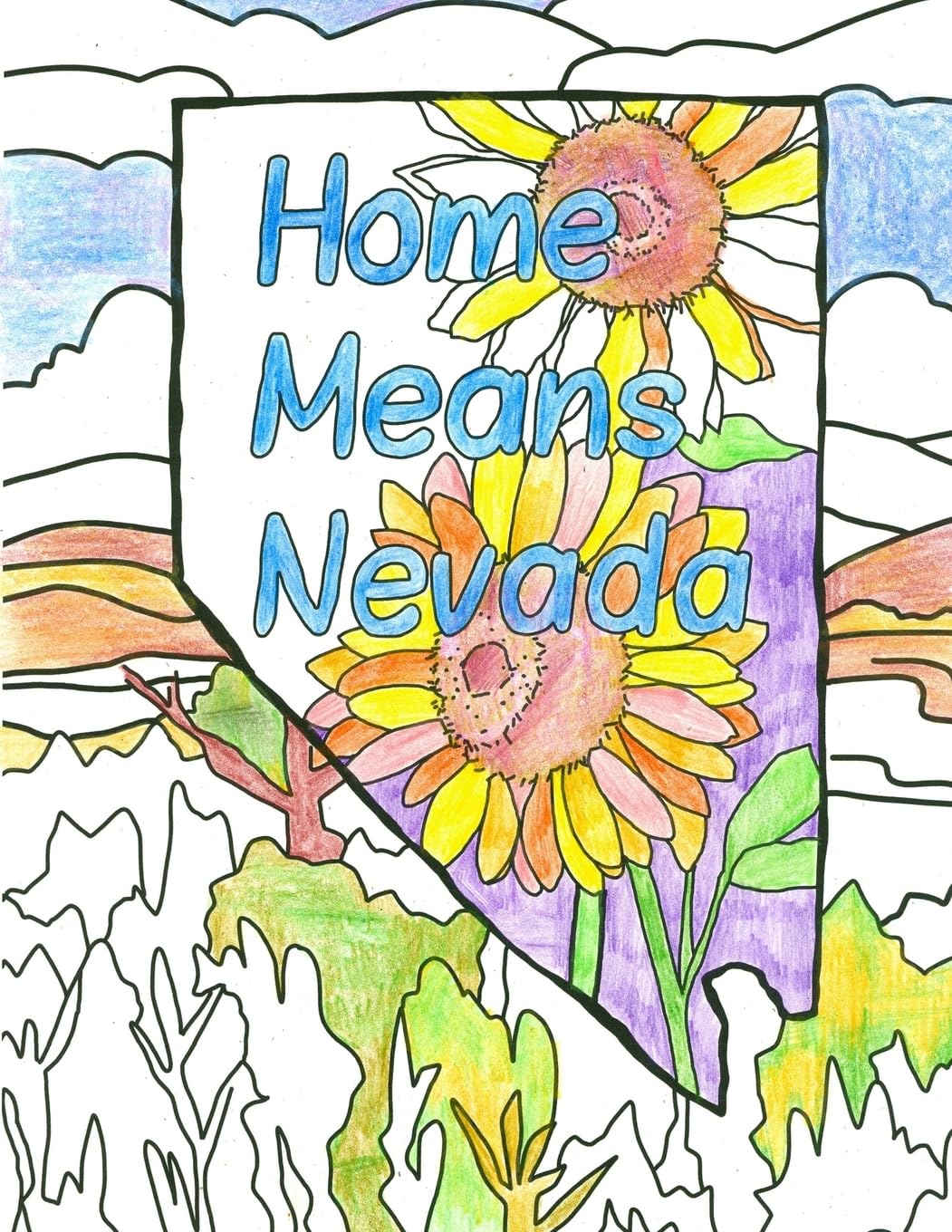 Amazon.com: Home Means Nevada Coloring Book: 9781734461251: Richardson ...