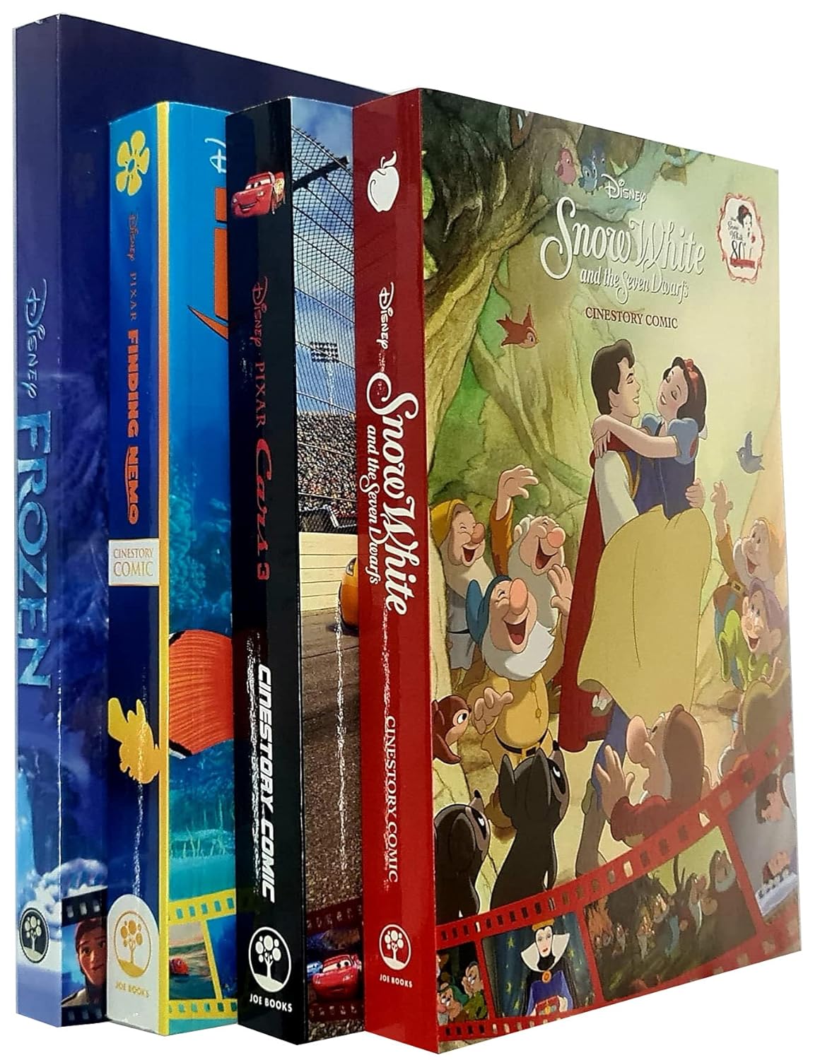 Amazon.com: Disney Cinestory Comic Collection 4 Books Set (Snow White ...